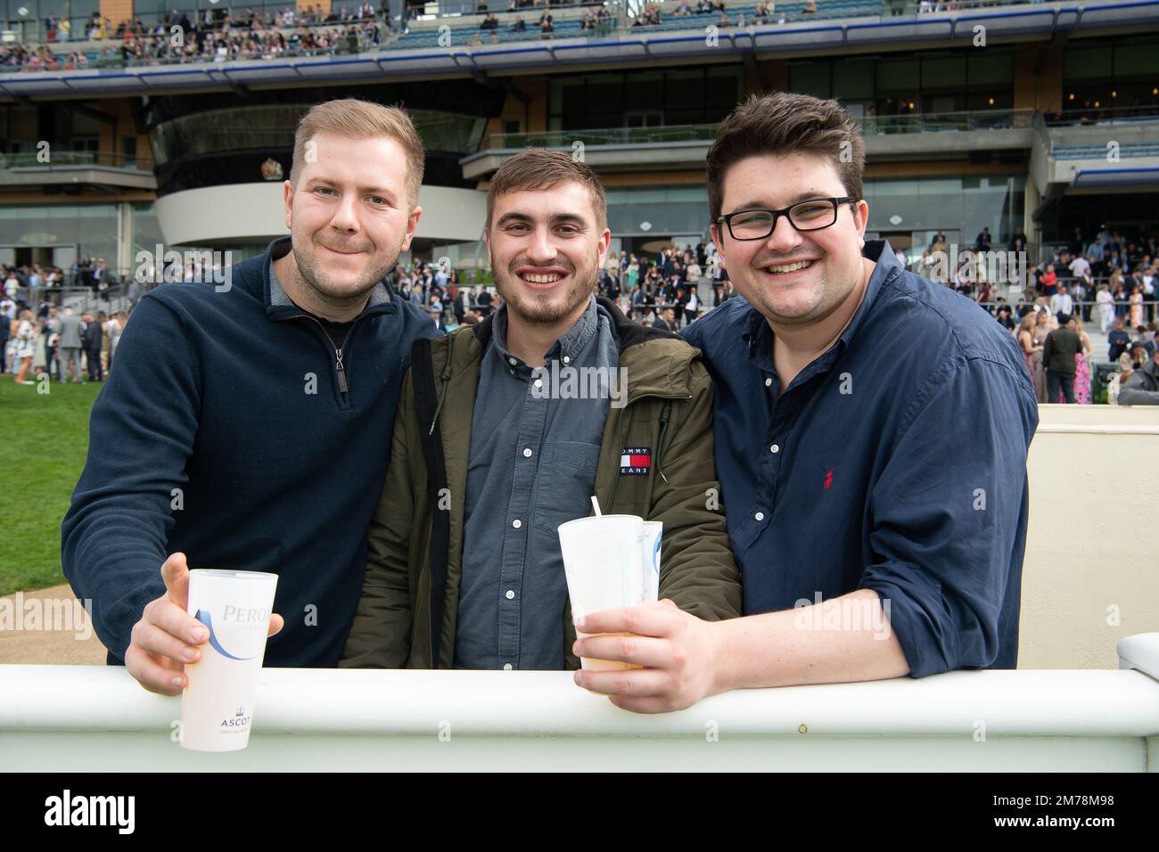 Ascot, Berkshire, UK. 7th May, 2022. Racegoers enjoying their day at ...