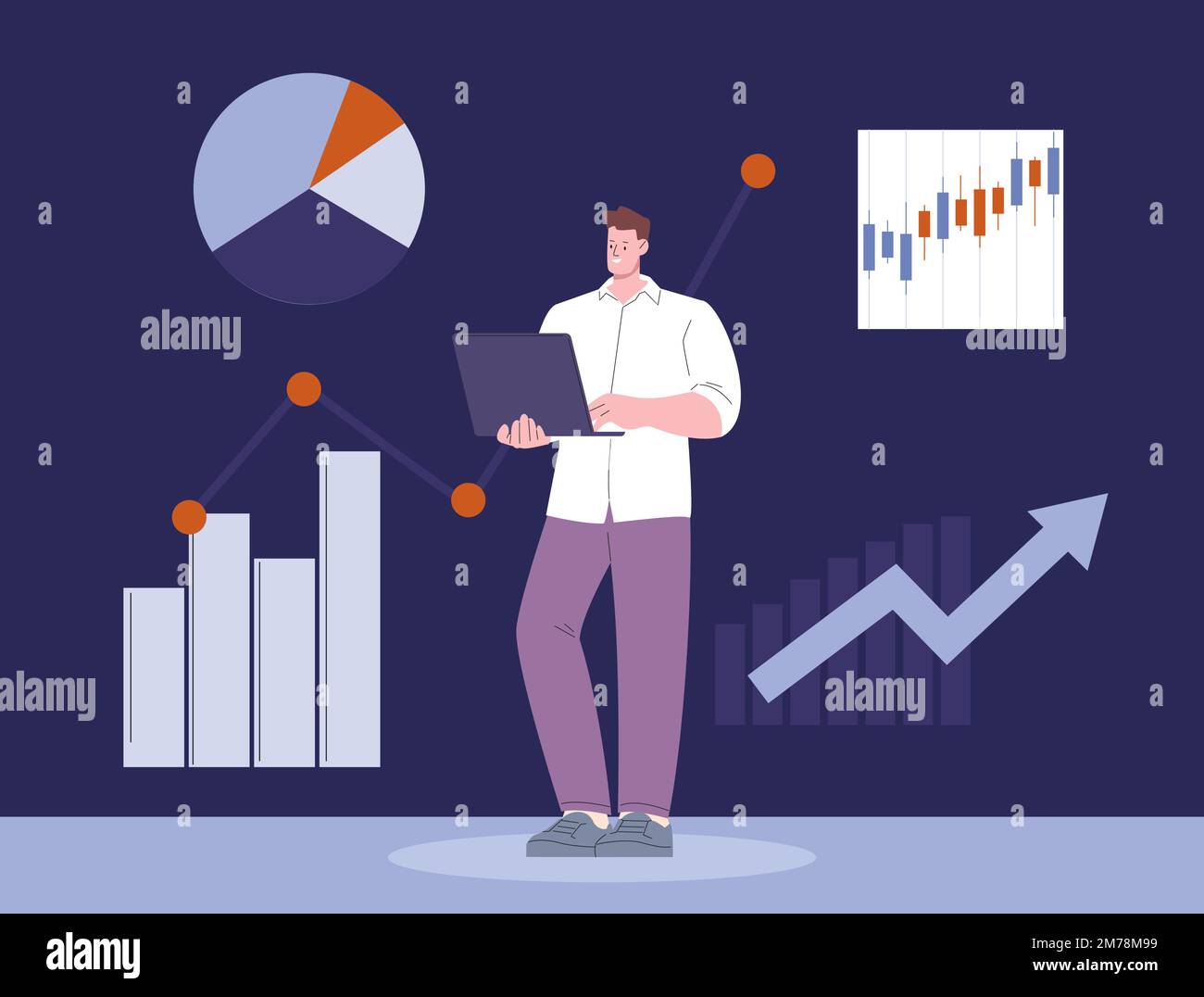 Businessman, financial analytics, investment and banking manager. Audit ...