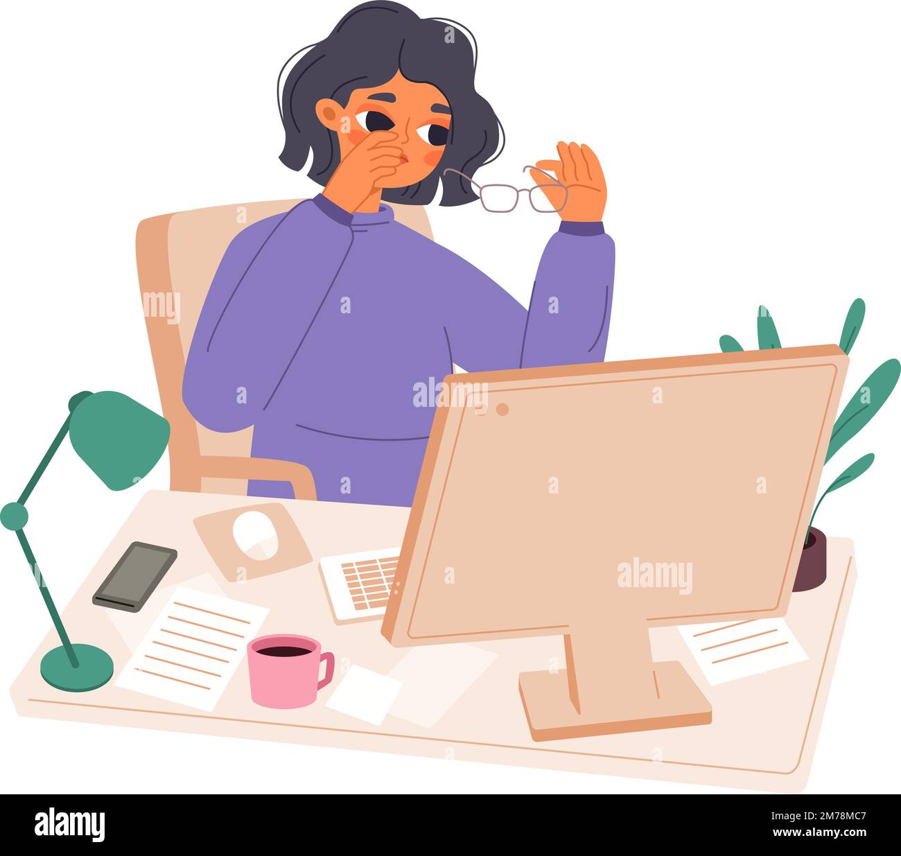 Female irritated Cut Out Stock Images & Pictures - Alamy