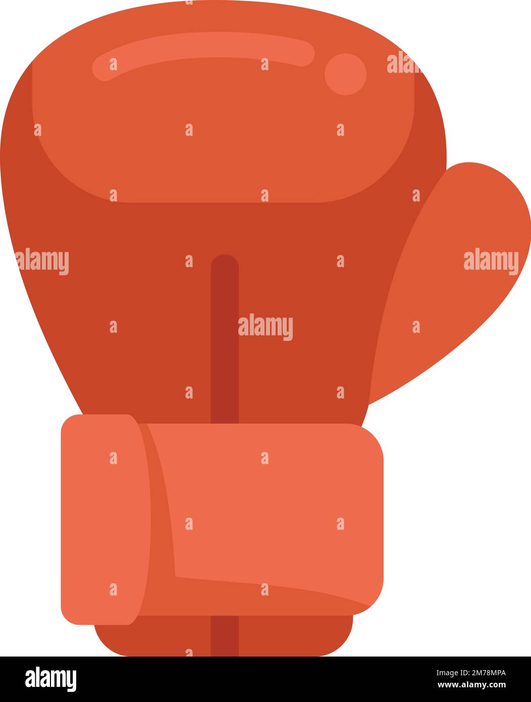 Boxing glove icon flat vector. Active gym. Lifestyle athlete isolated ...