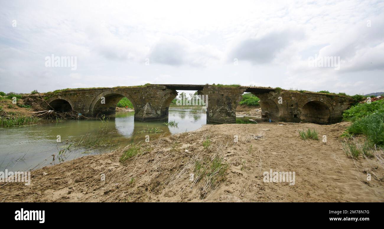 Located in Catalca, Turkey, Katirci Bridge was built in the 17th ...