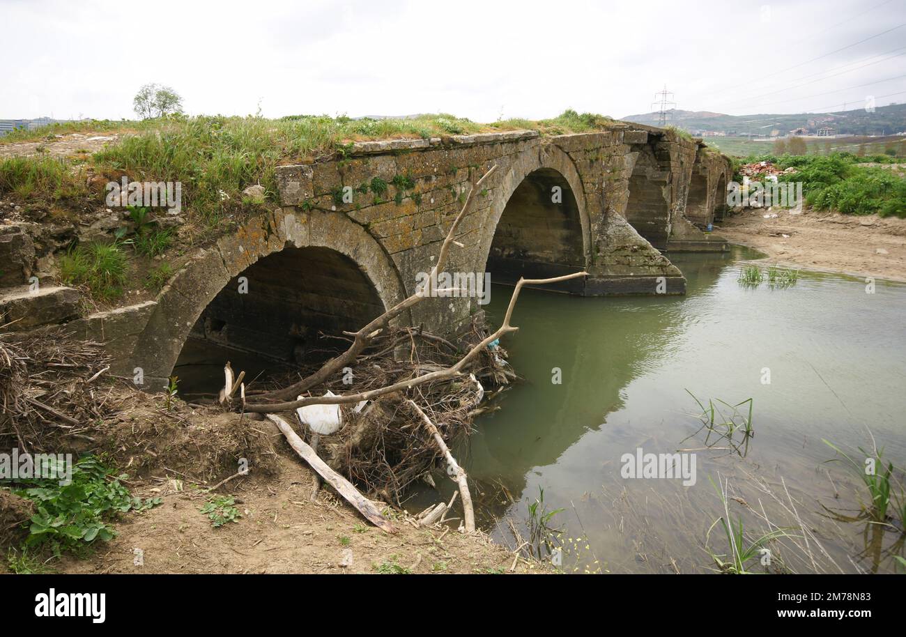 Located in Catalca, Turkey, Katirci Bridge was built in the 17th ...