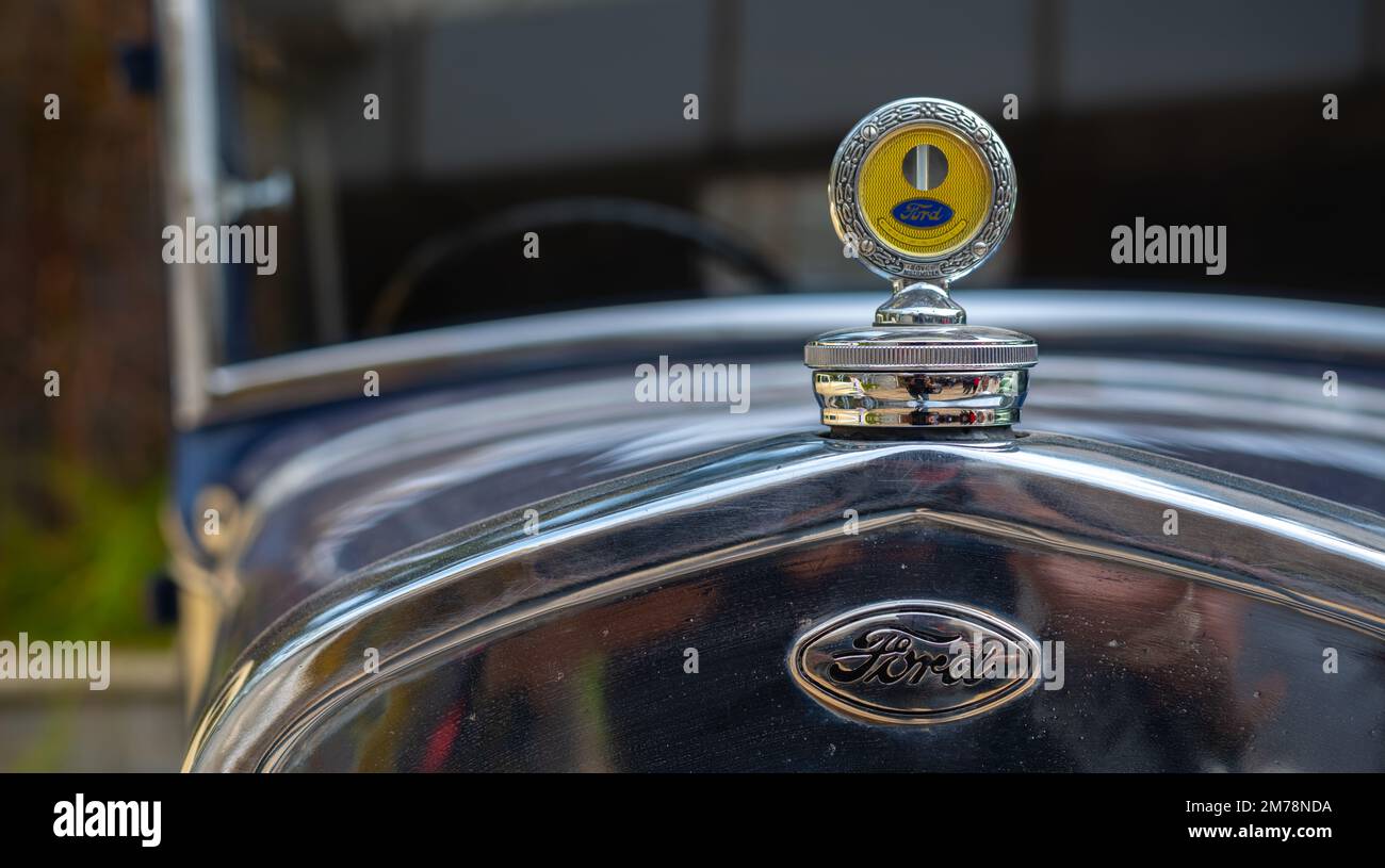 Chennai, India, December 18th 2022: Front View of Ford Roadster Model ...
