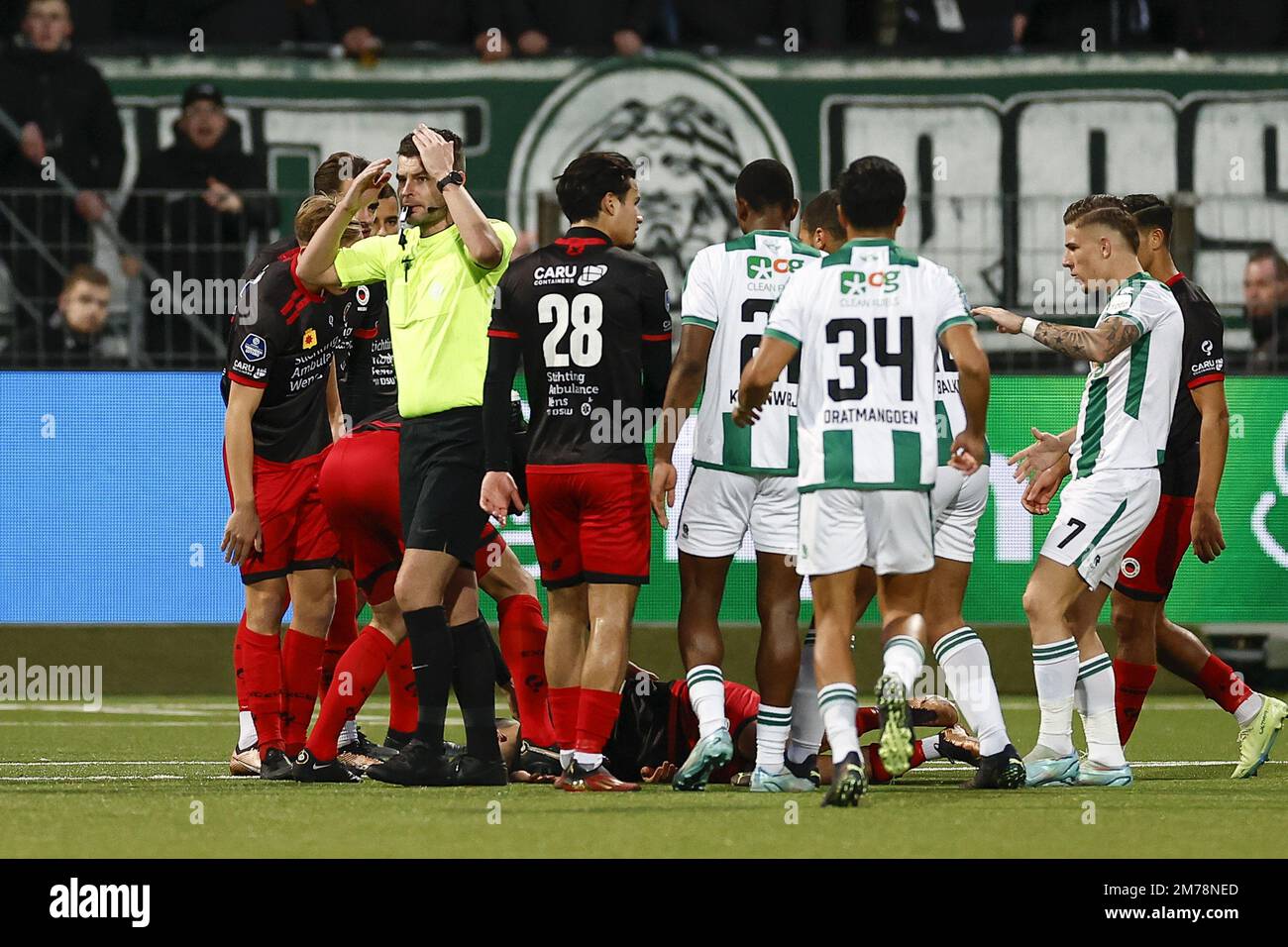 ROTTERDAM - 08-01-2023, Van Donge & De Roo stadion. Dutch football ...
