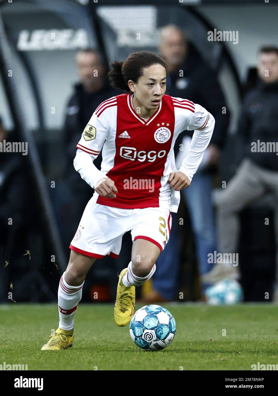 NIJMEGEN - Kian Fitz-Jim of Ajax during the Dutch premier league match ...