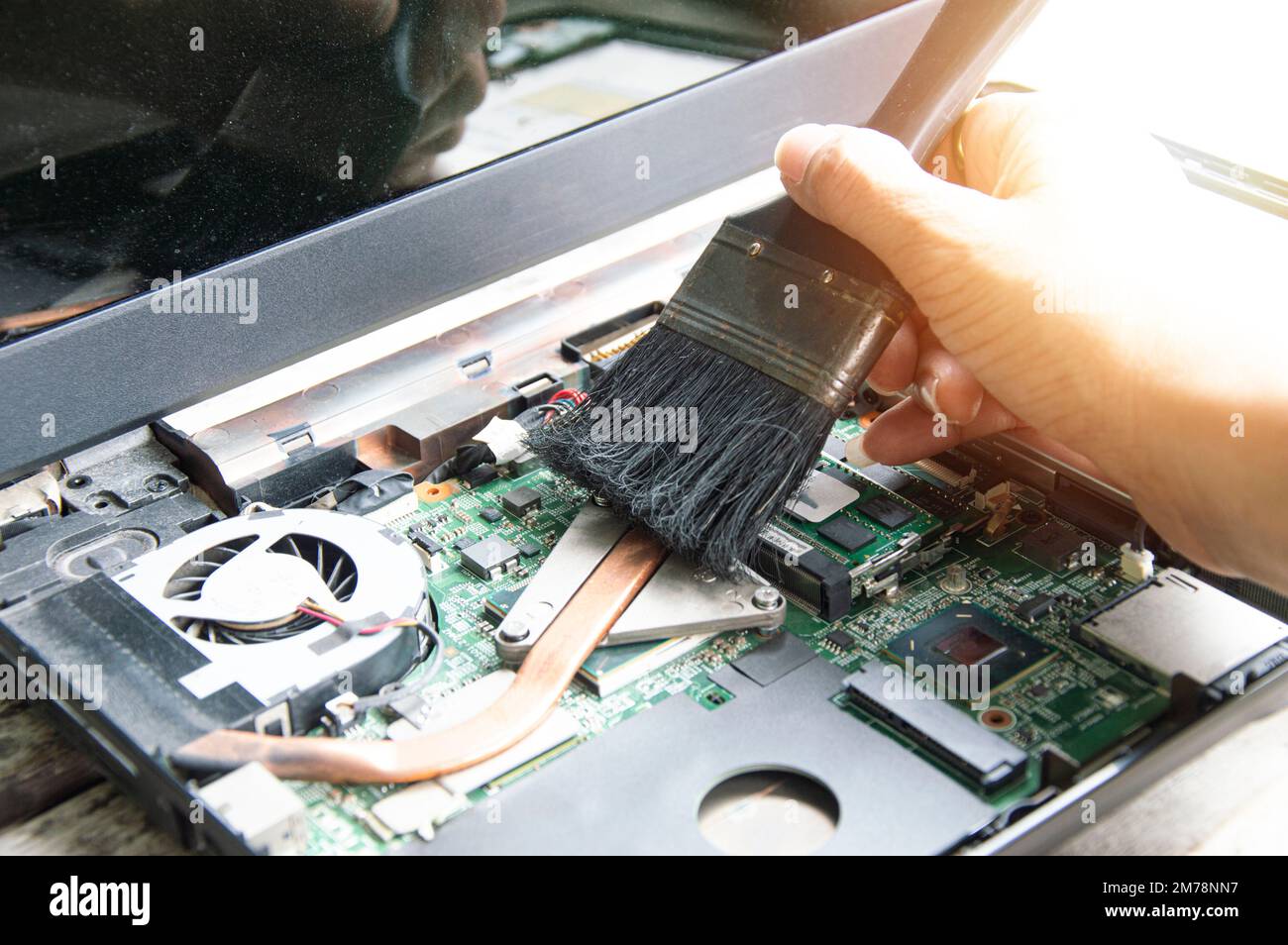 Desktop technician background hi-res stock photography and images - Alamy