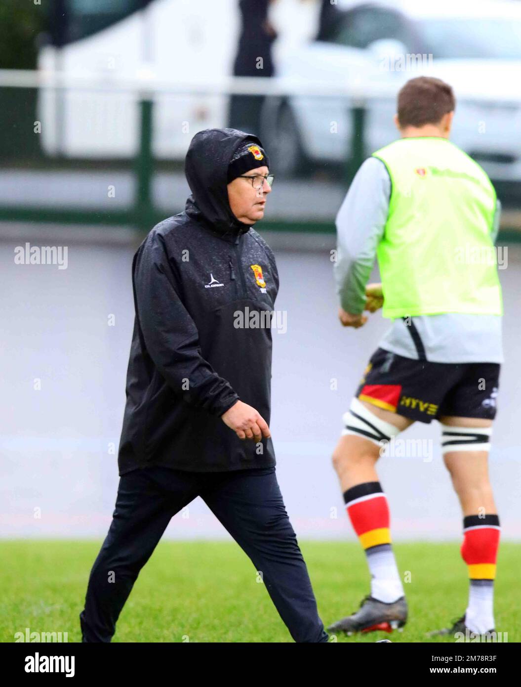 Carmarthen Quins RFC v Bridgend Ravens RFC Indigo Prem 2023 Stock Photo ...