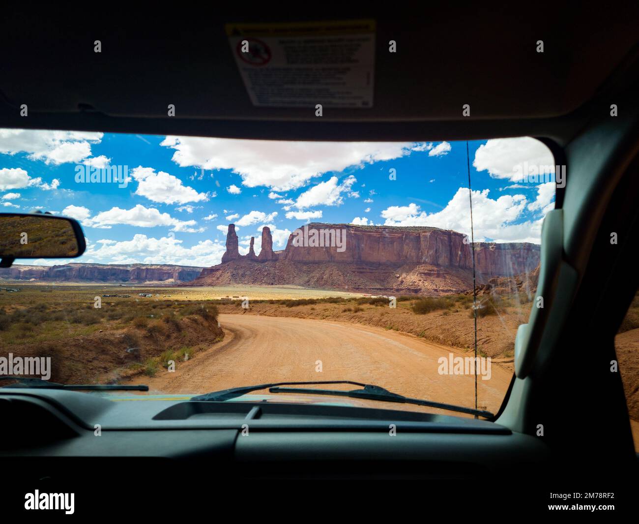 Car driving to monument valley hi-res stock photography and images - Alamy