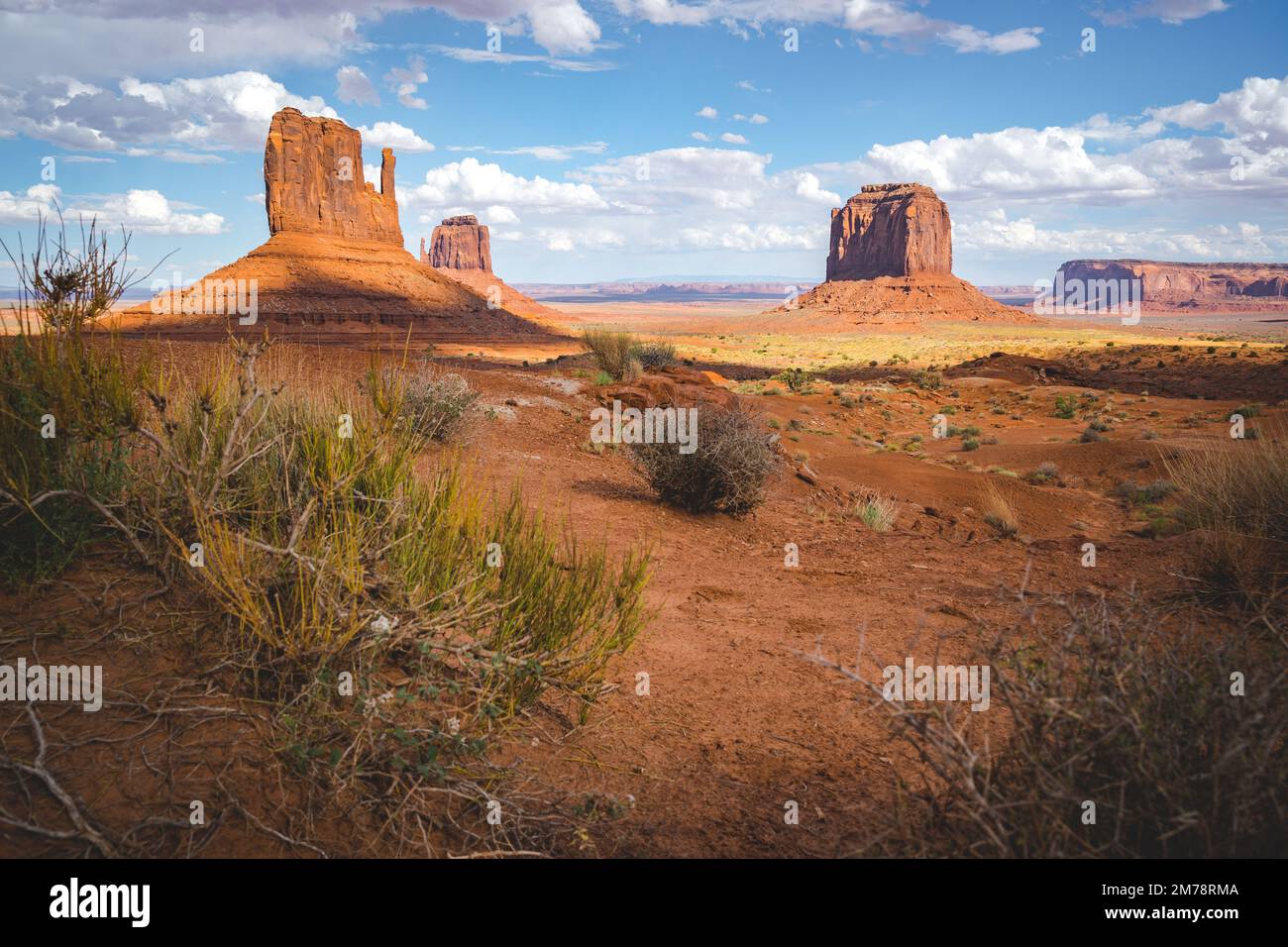 wild wild west view of desert in monument valley Stock Photo - Alamy
