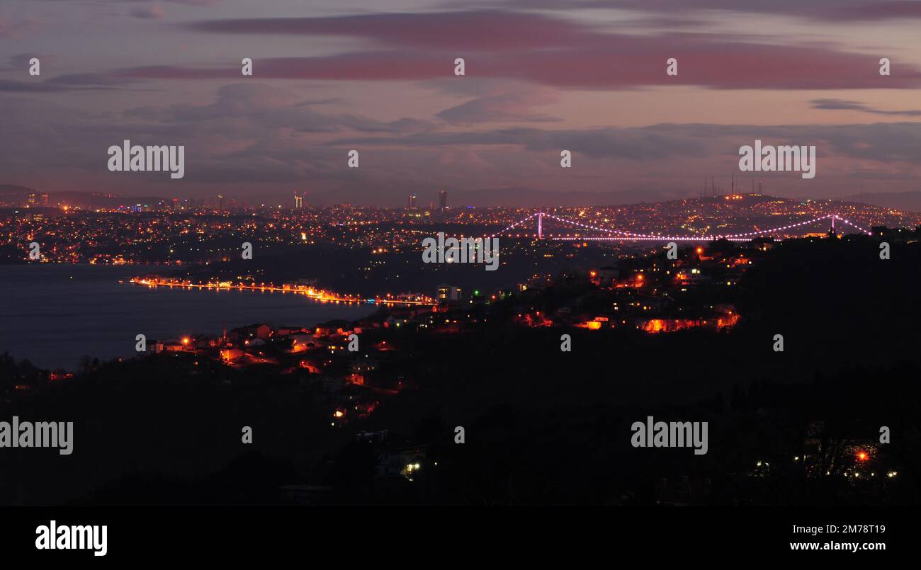 Bridges structure in silhouette hi-res stock photography and images - Alamy