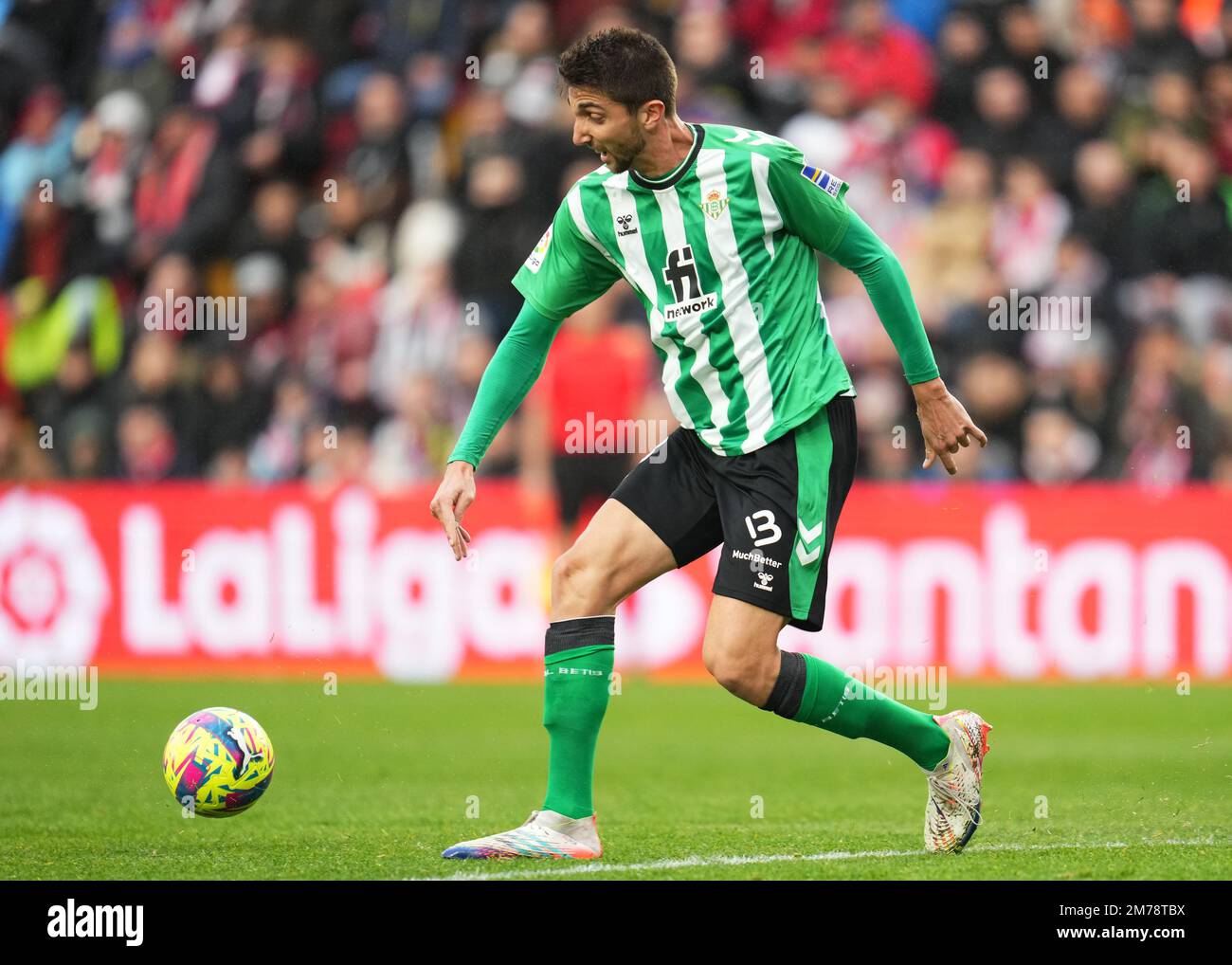 Edgar of Real Betis during the La Liga match between Rayo Vallecano and ...