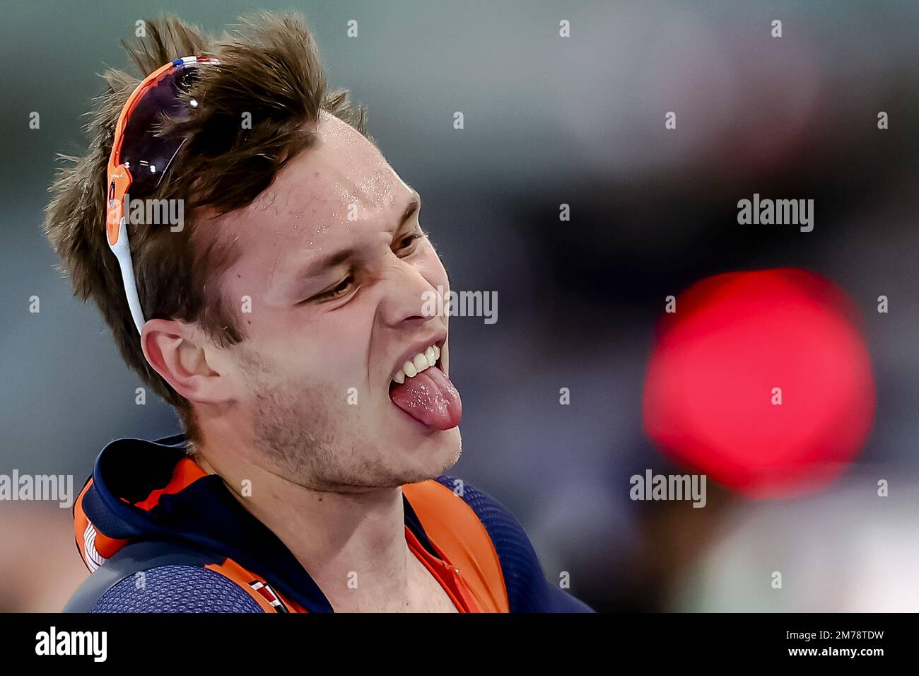 HAMAR - Marcel Bosker (NED) in the men's 10000 meters all-around during ...