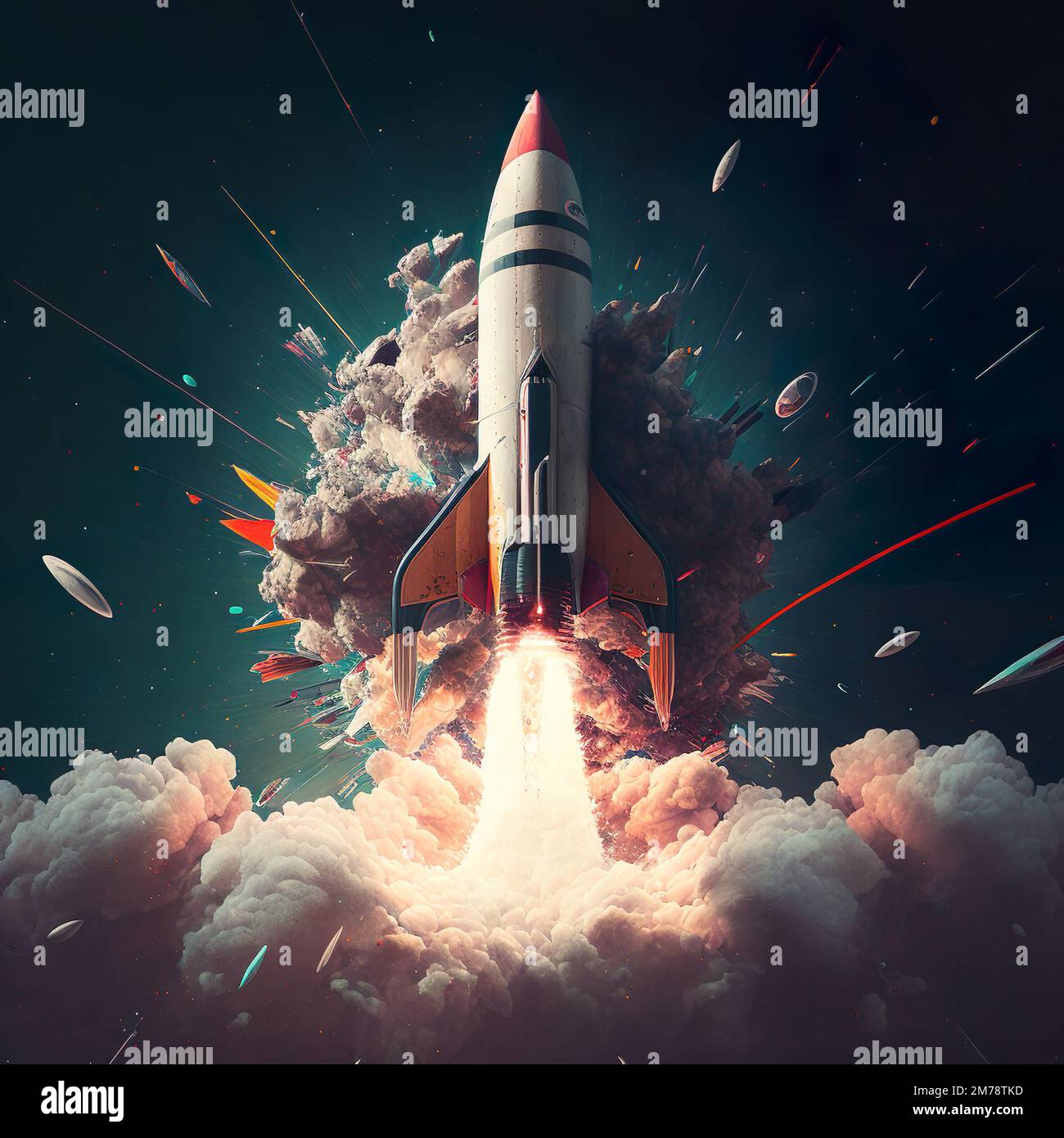 Rocket launch hi-res stock photography and images - Alamy
