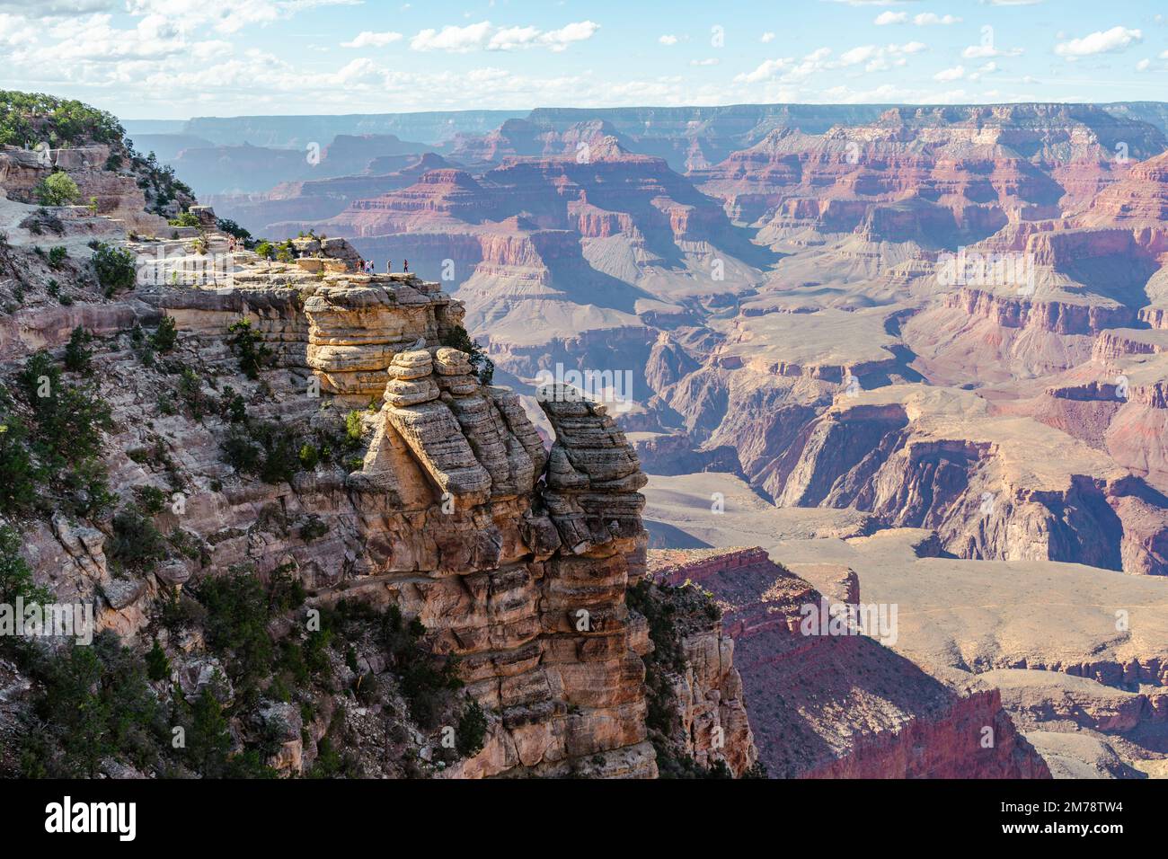 view on mather point at south rim grand canyon Stock Photo - Alamy