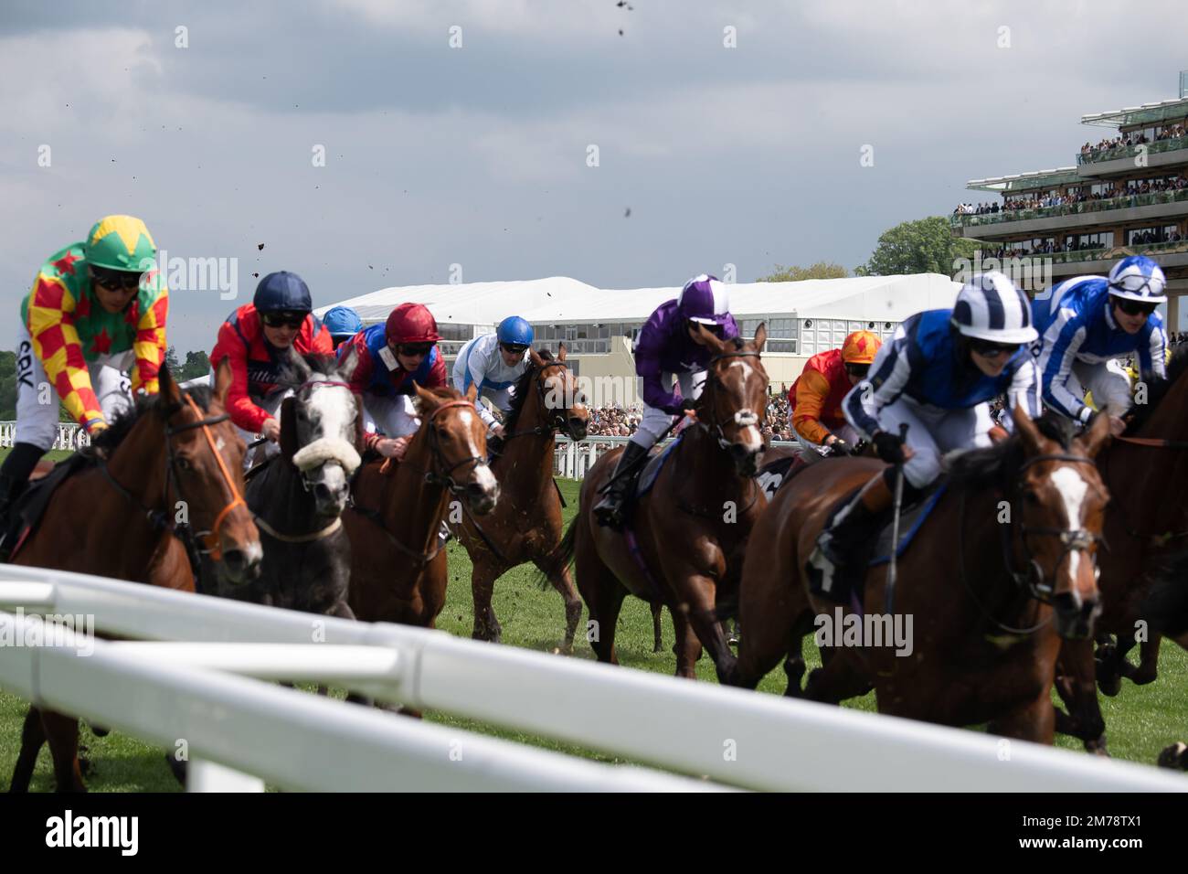 Ascot, Berkshire, UK. 7th May, 2022. Riders in the Royal Ascot Local ...