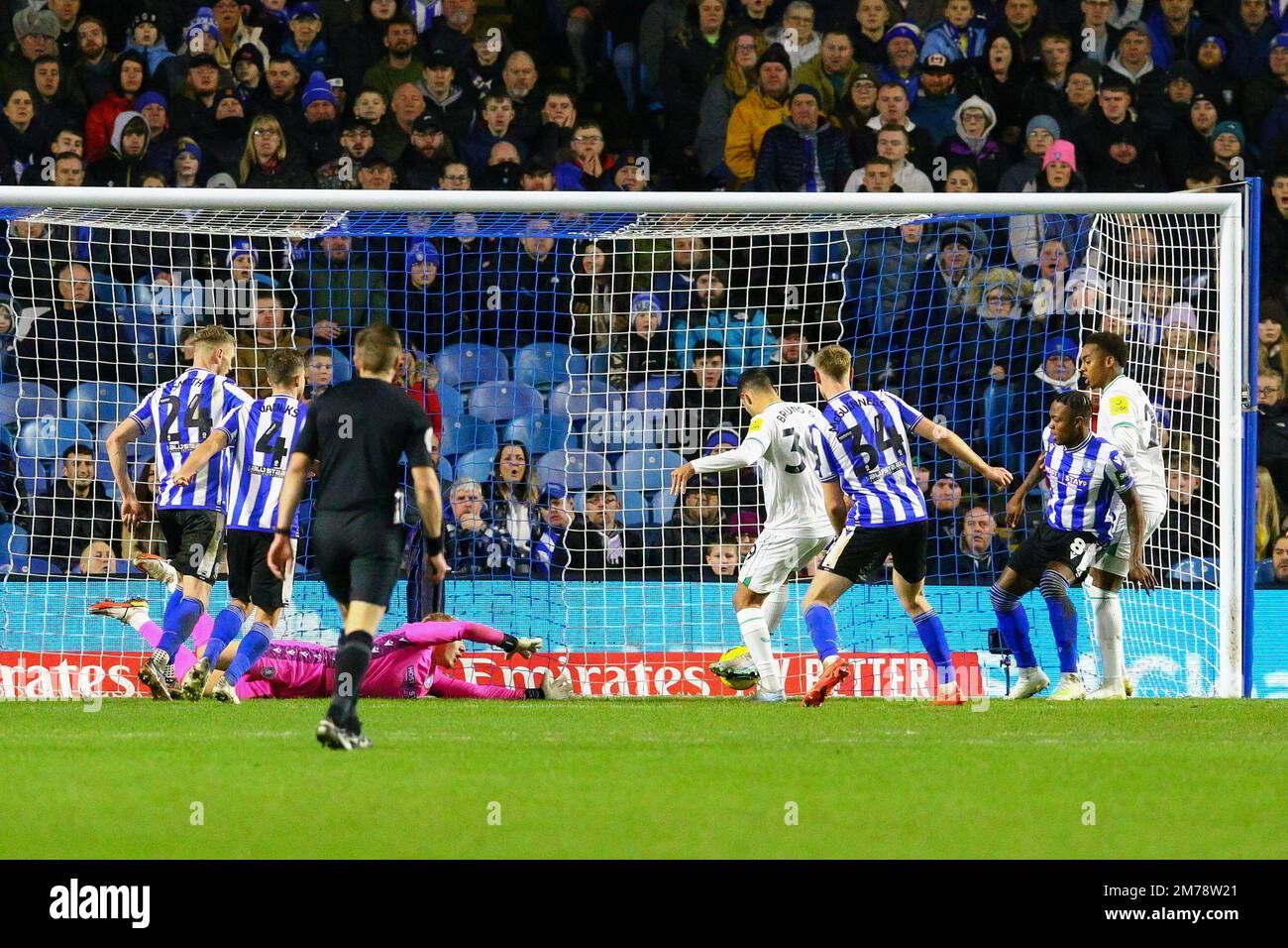Hillsborough Stadium, Sheffield, England - 7th January 2023 Bruno ...