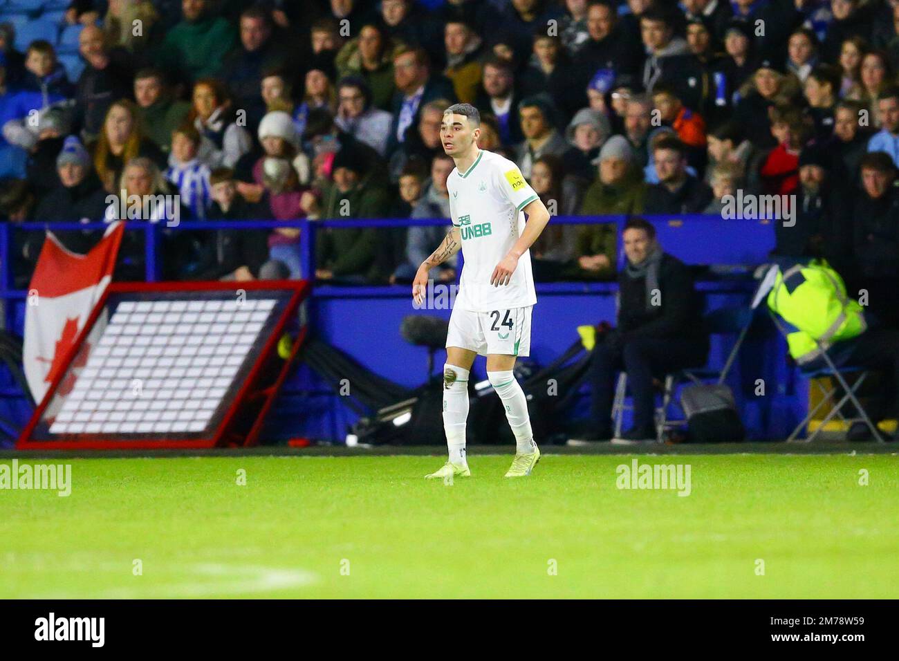 Hillsborough Stadium, Sheffield, England - 7th January 2023 Miguel ...