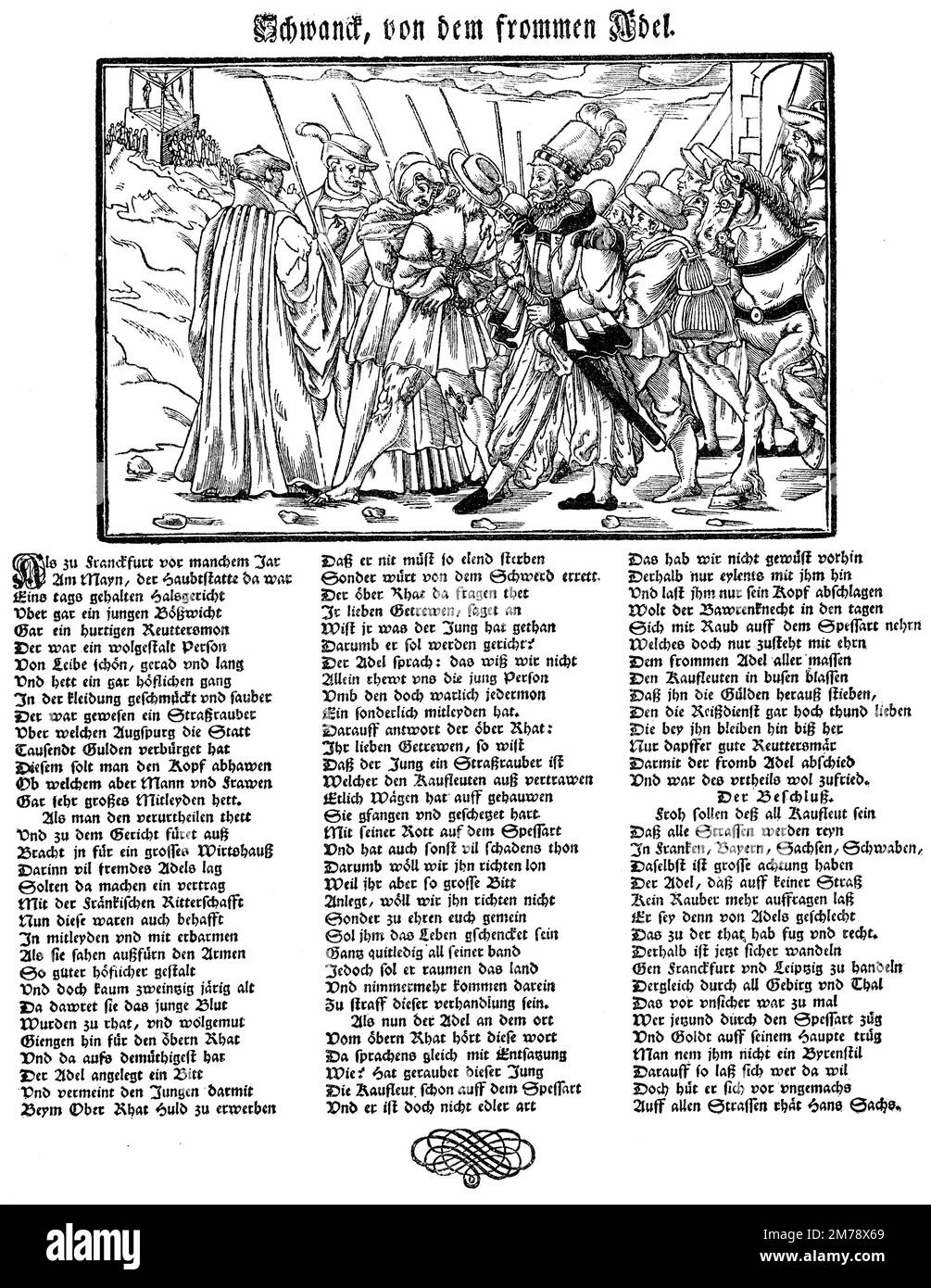 With poem by hans sachs Black and White Stock Photos & Images - Alamy