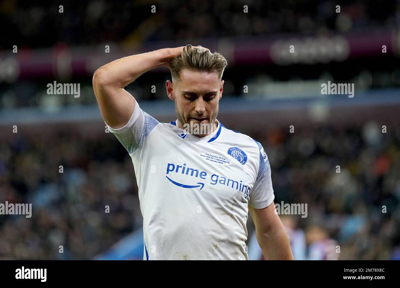 Stevenage’s Danny Rose reacts after having his goal disallowed during ...