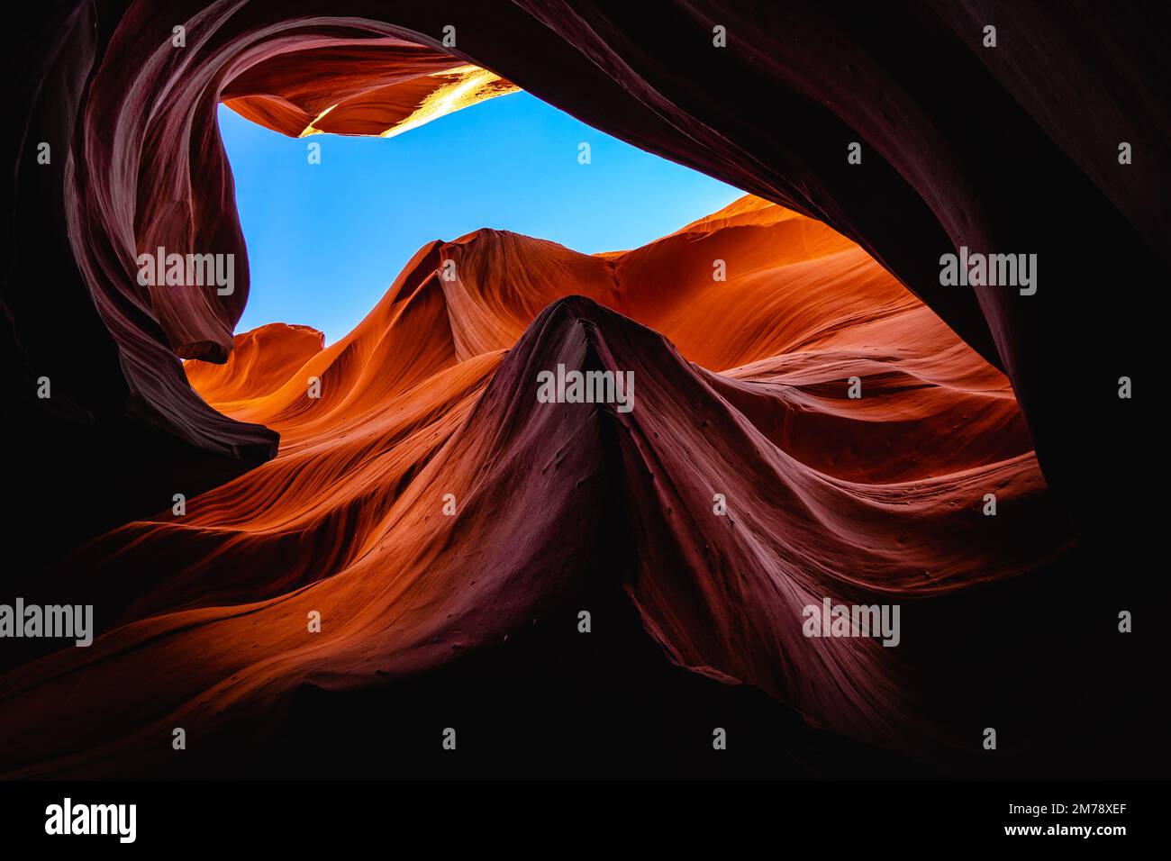 mountain like cliffs of antelope canyon Stock Photo - Alamy