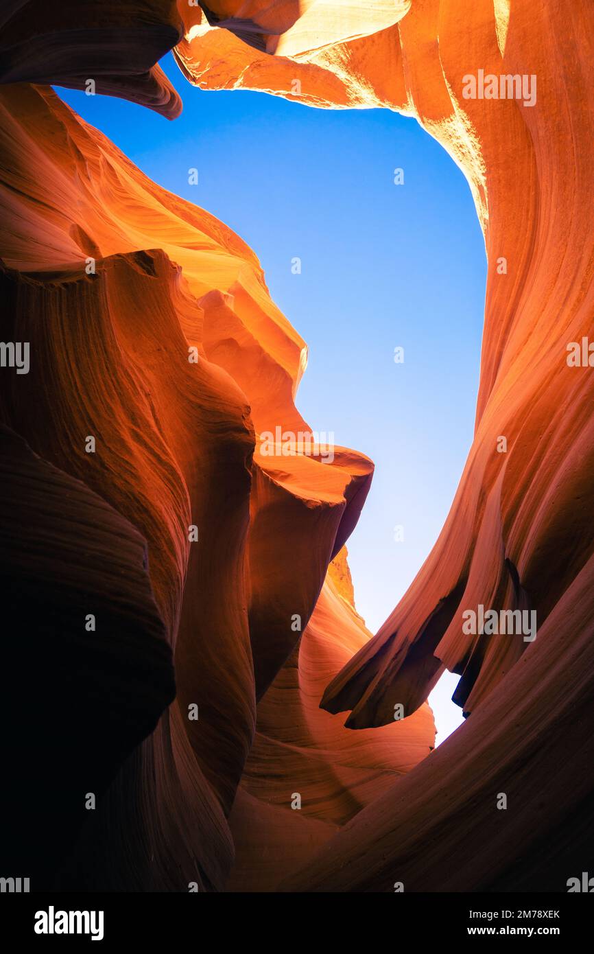 mystical forms within antelope canyon Stock Photo - Alamy