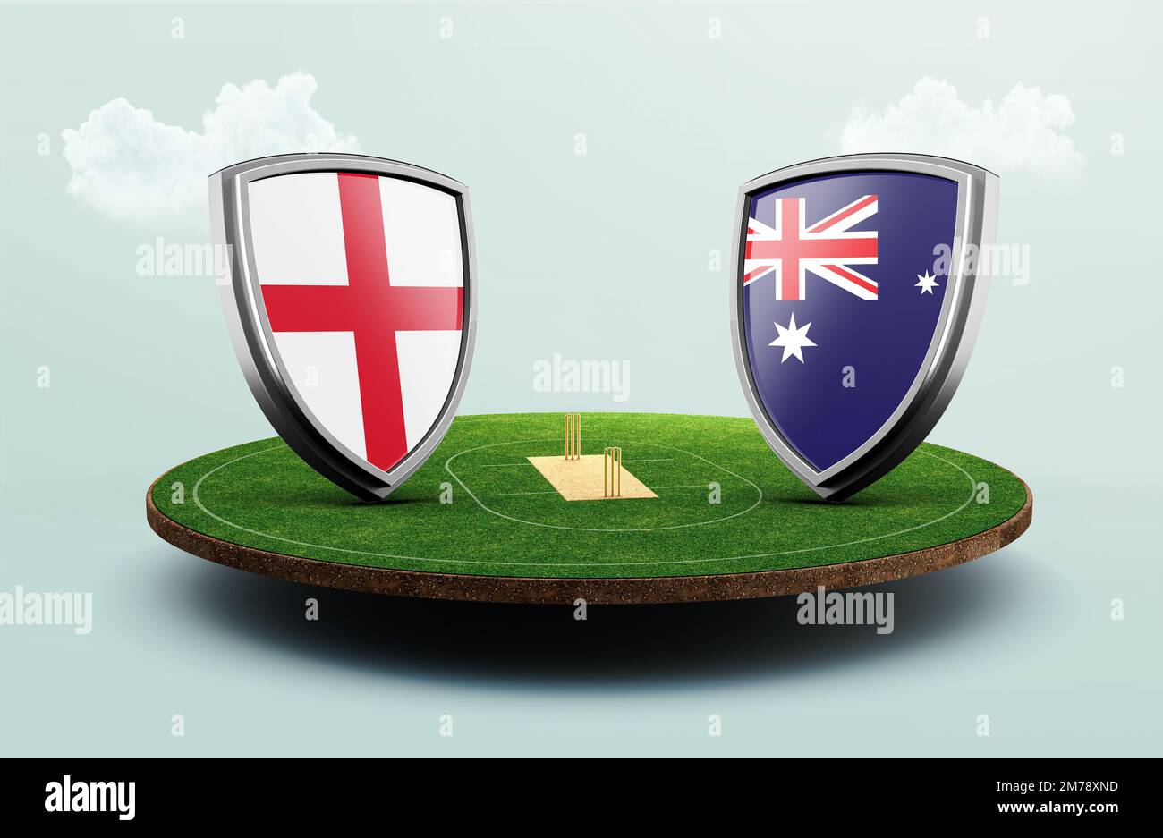 England Cricket Logo 3d