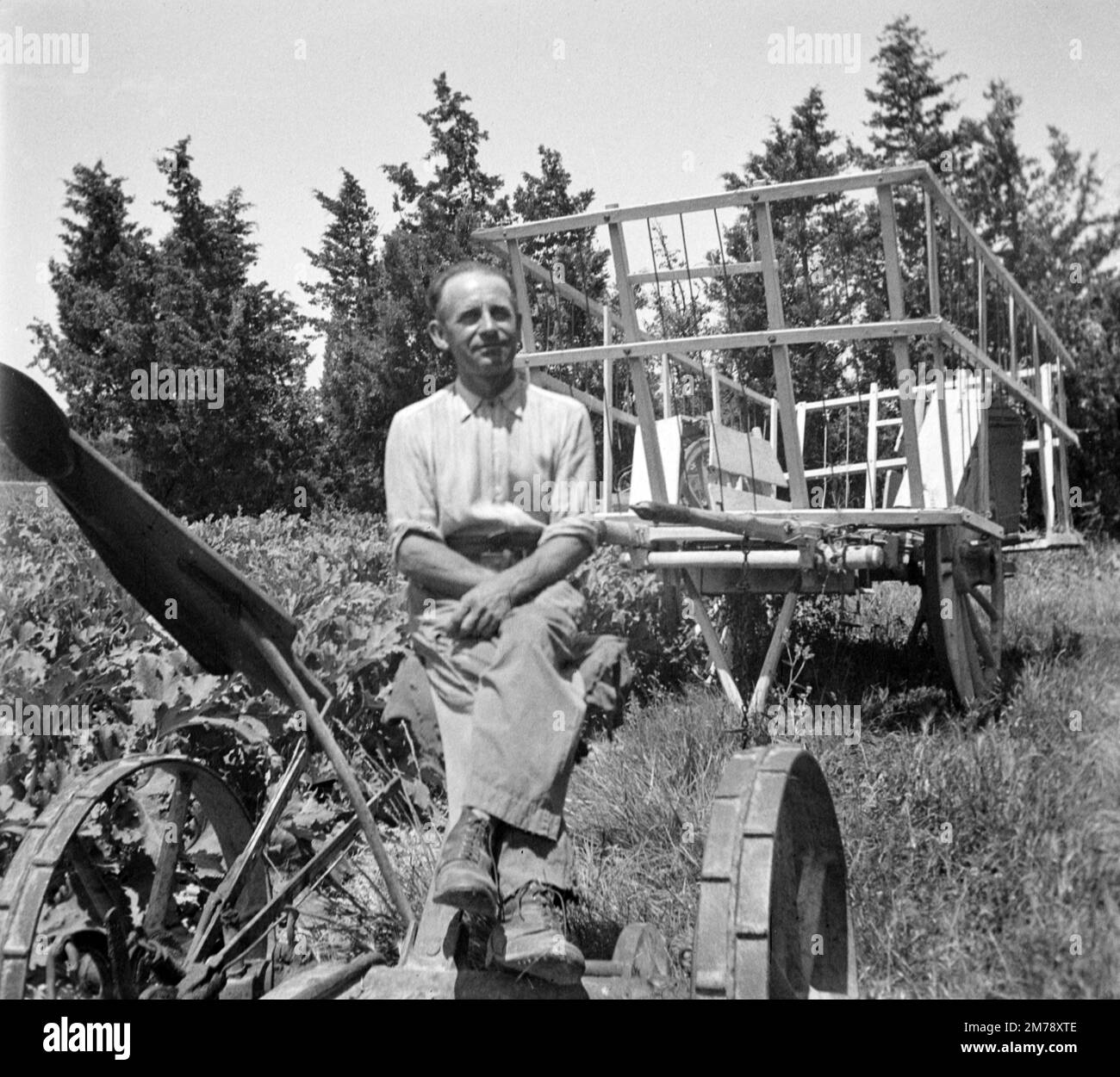 Peasant french farmer Black and White Stock Photos & Images - Alamy