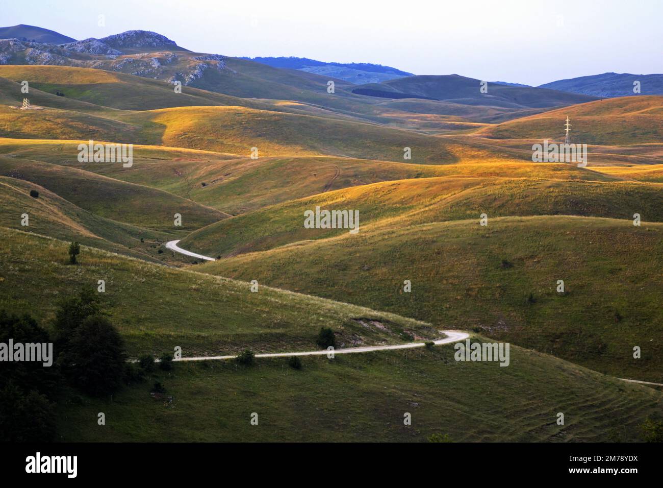 The incredible beauty of the undulating Morine plateau in Bosnia and ...