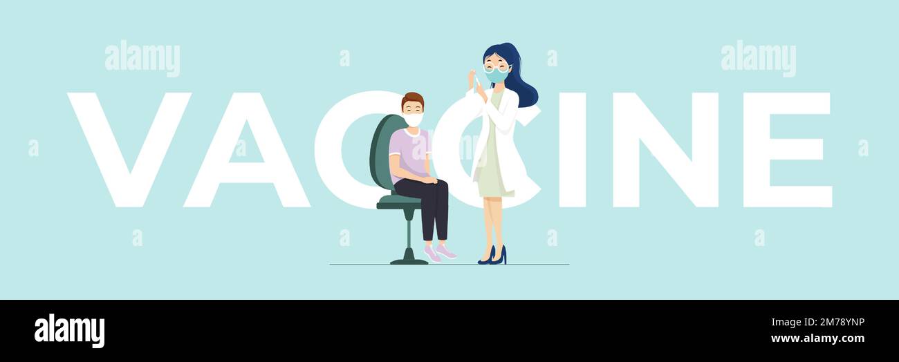 Family vaccination concept for immunity health. Doctor pediatrician ...