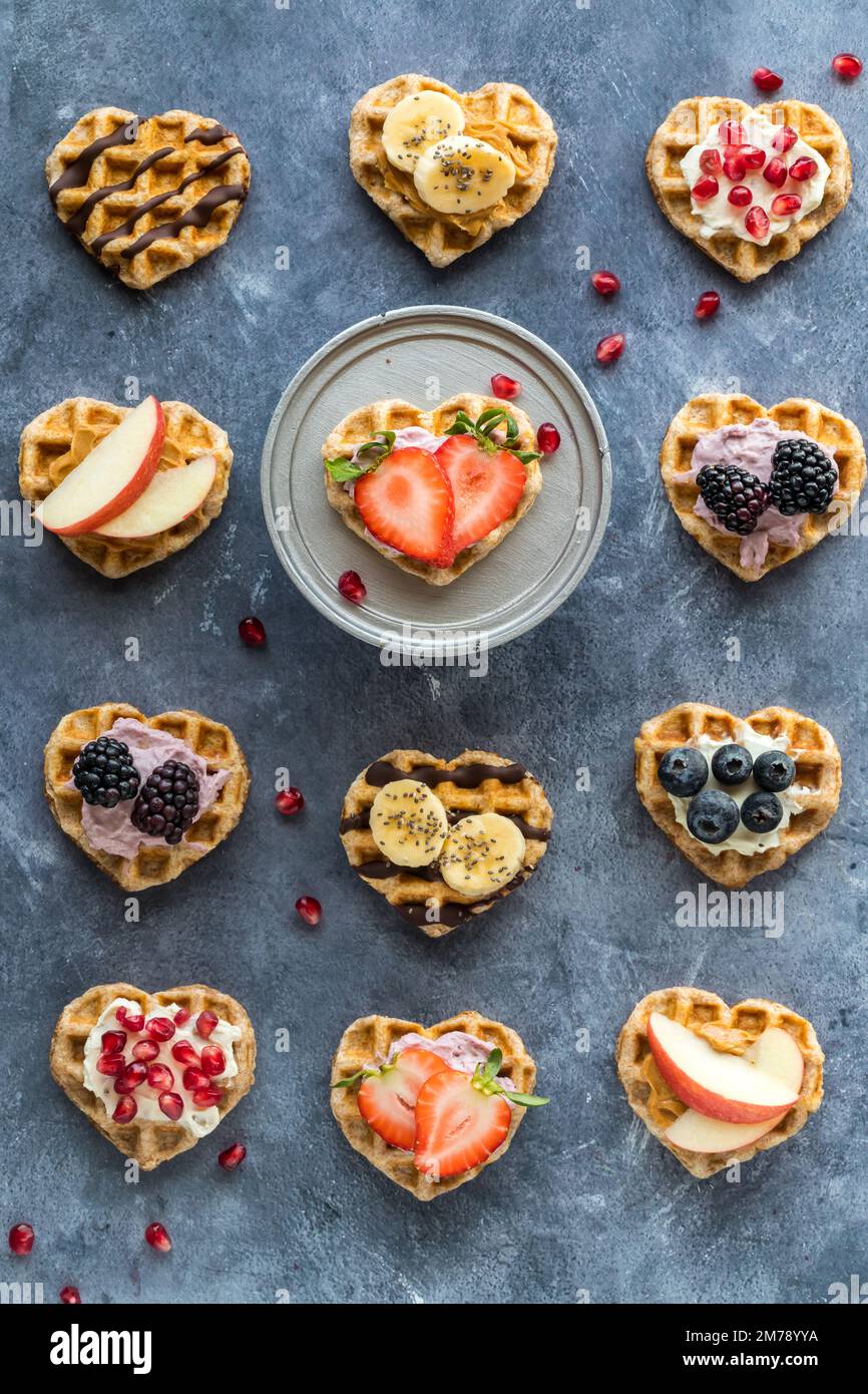 Belgian waffle stand hi-res stock photography and images - Alamy