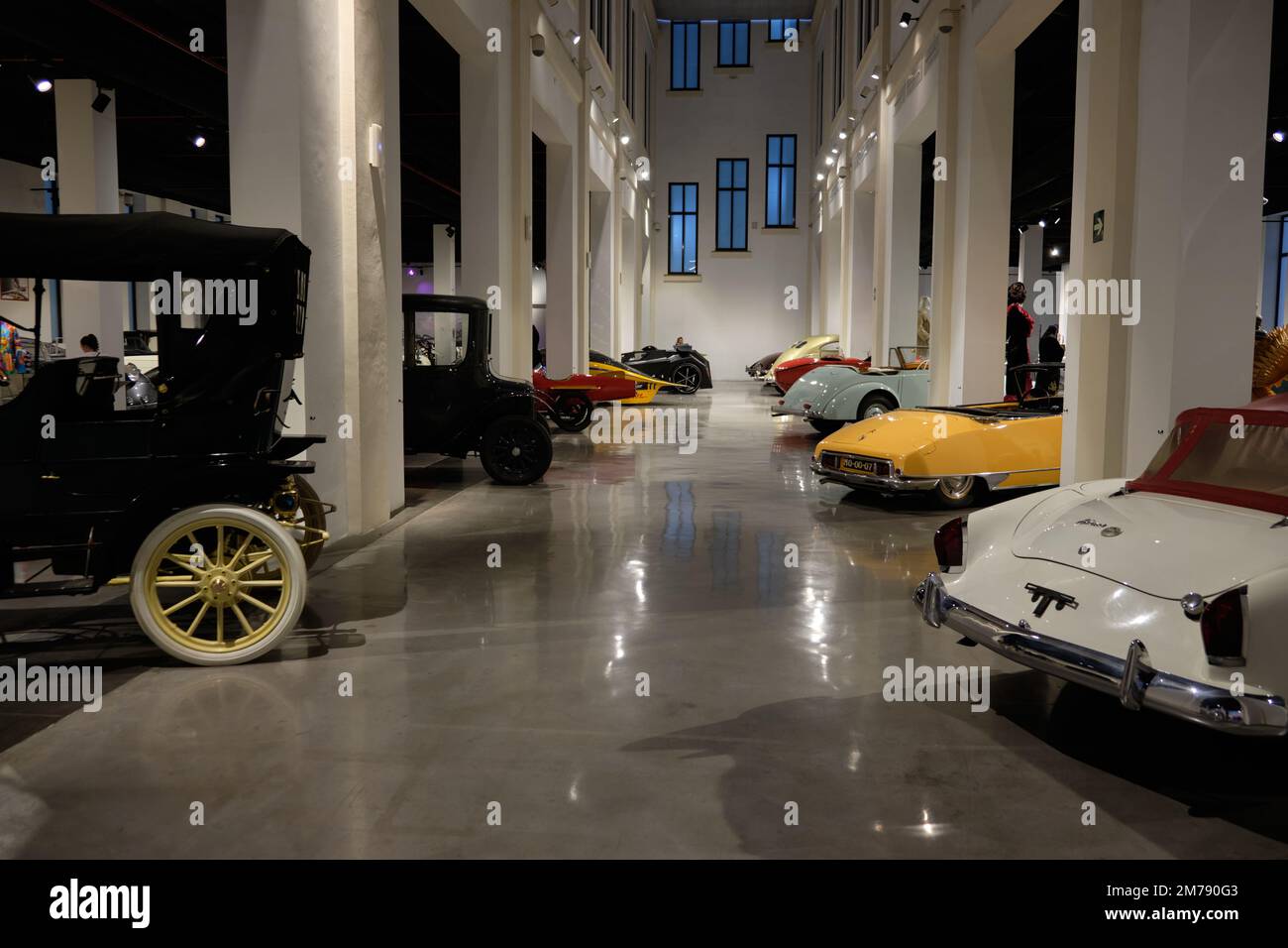 Museo automovilistico, automobile museum of Malaga, Spain Stock Photo ...