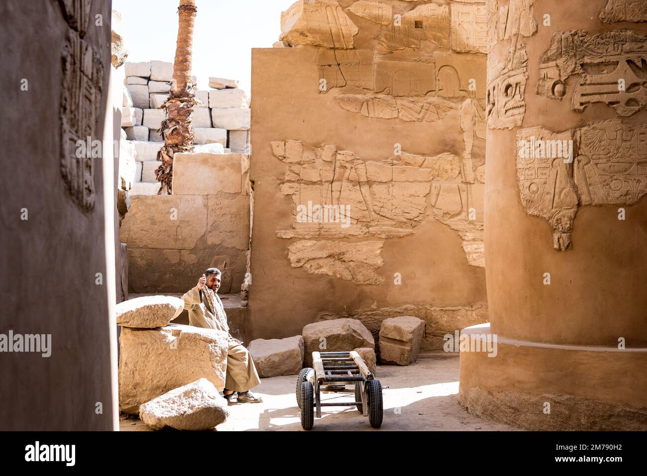Street life photography in luxor egypt Stock Photo - Alamy