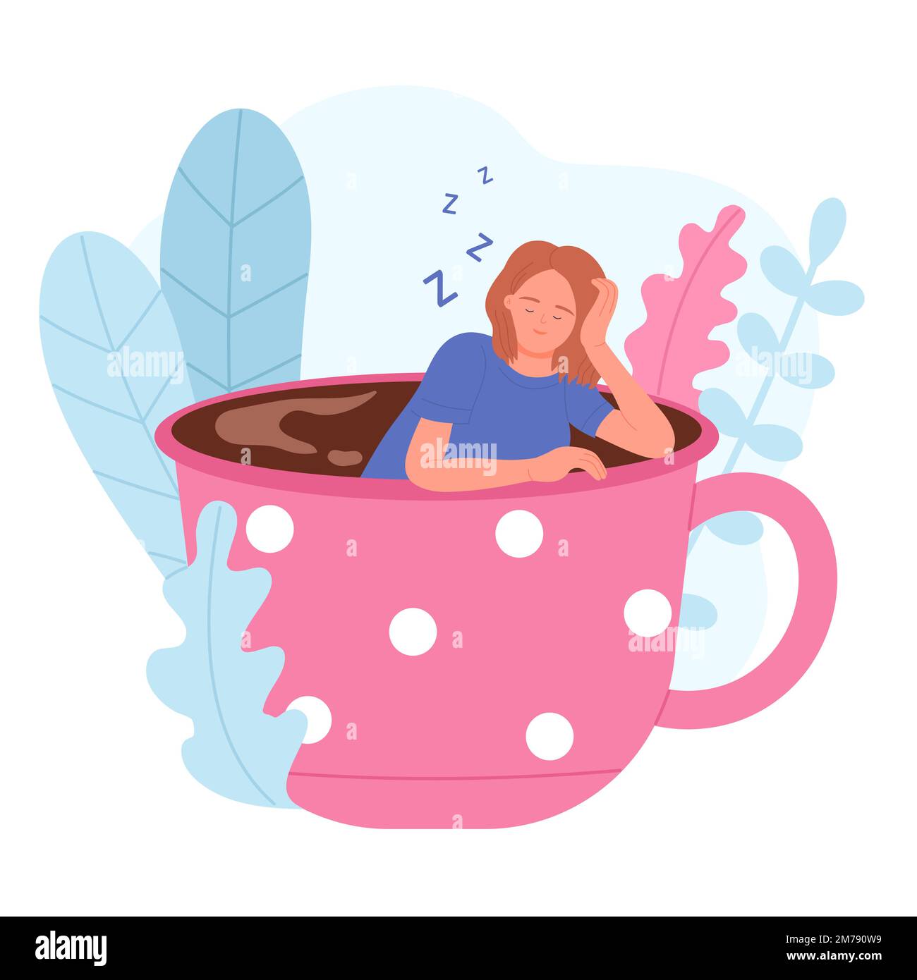 Lazy Girl Cartoon Characters