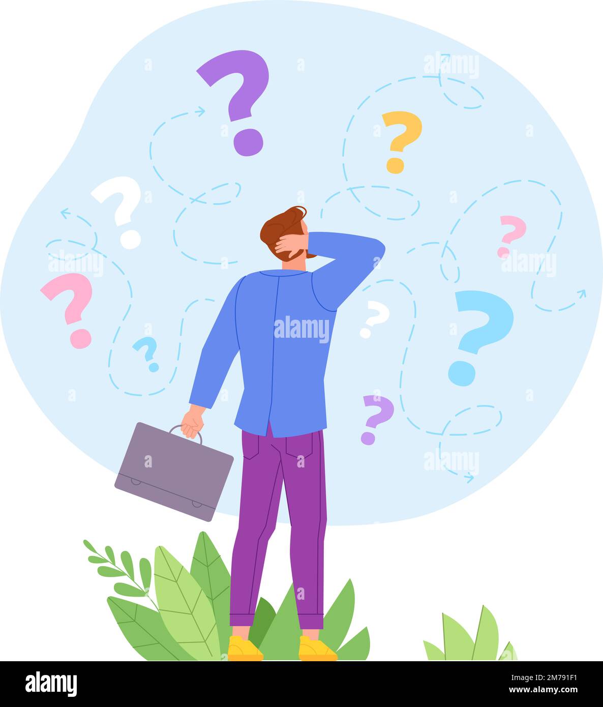 Searching for reason Stock Vector Images - Alamy