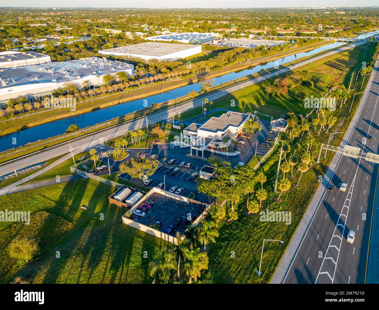 Sunrise, FL, USA - January 6, 2022: Aerial photo of the FHP Florida ...