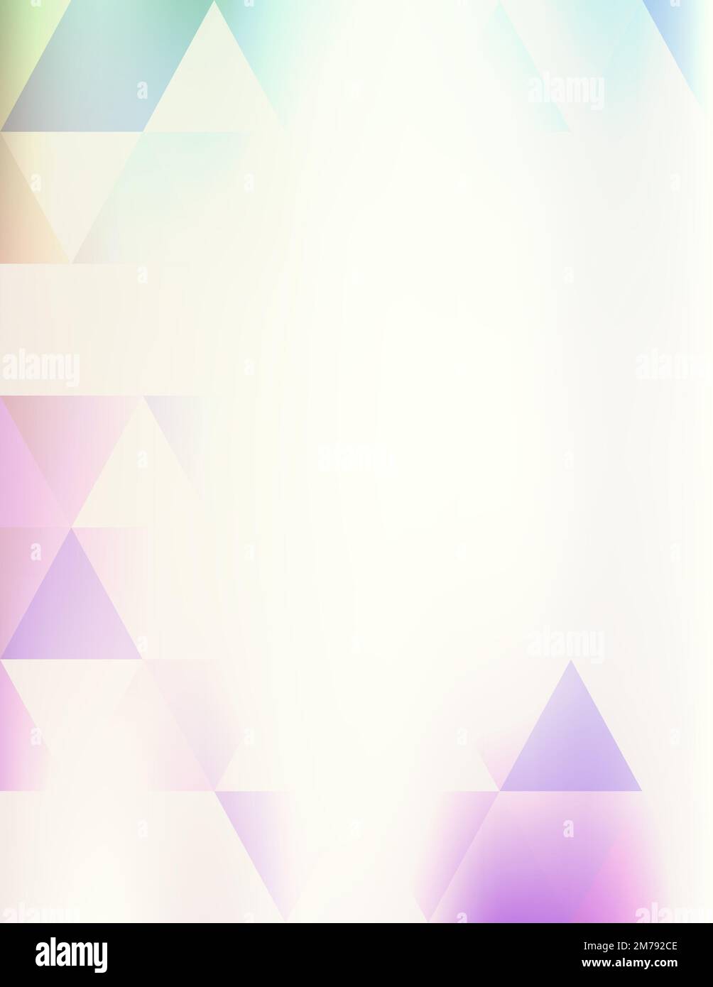 Simple light violet background with transparent triangles. Graphic ...