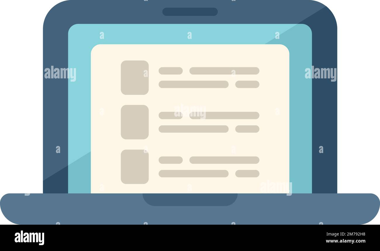 Crm platform laptop Stock Vector Images - Alamy