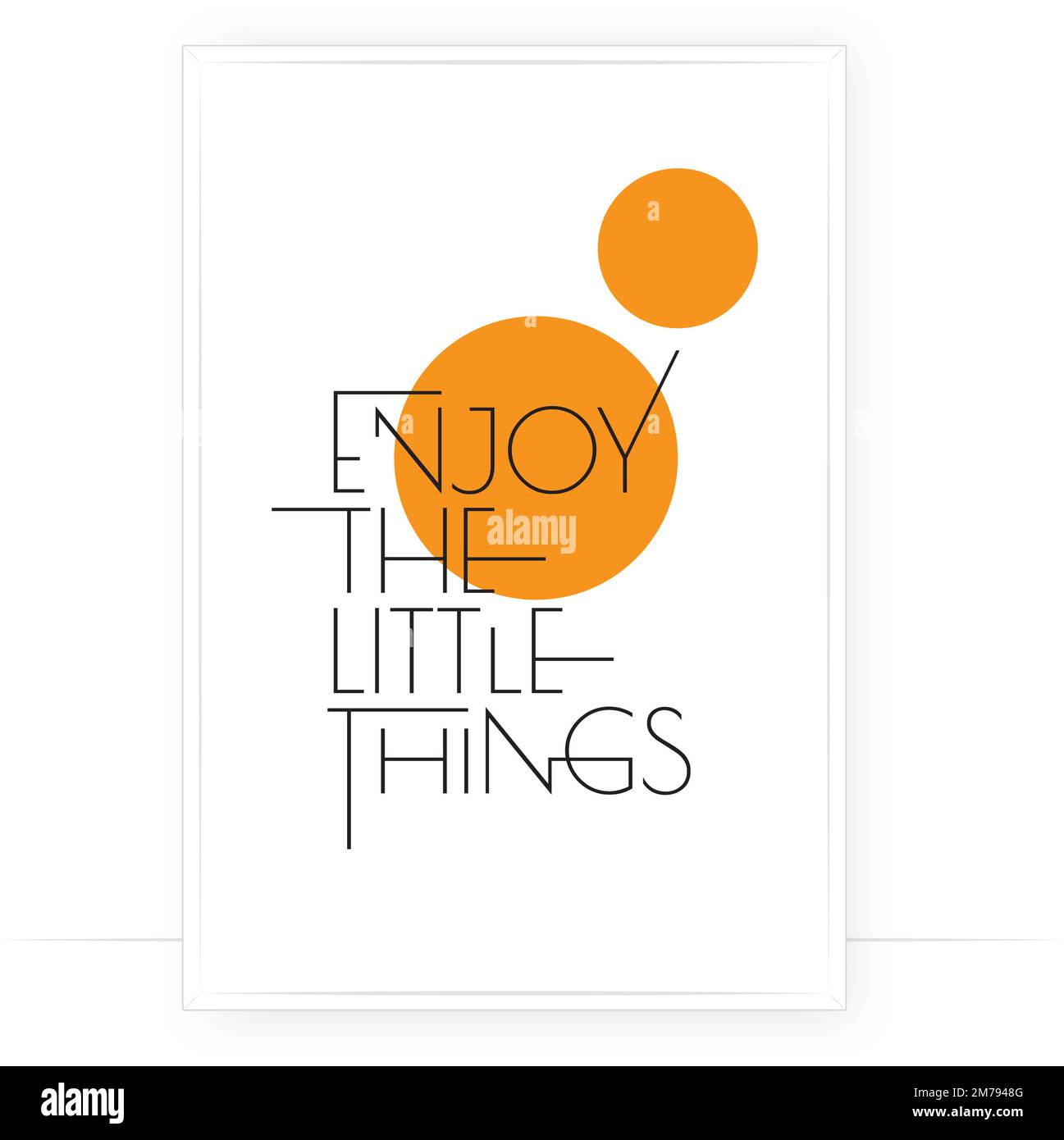 Enjoy the little things, vector. Wording design, lettering ...