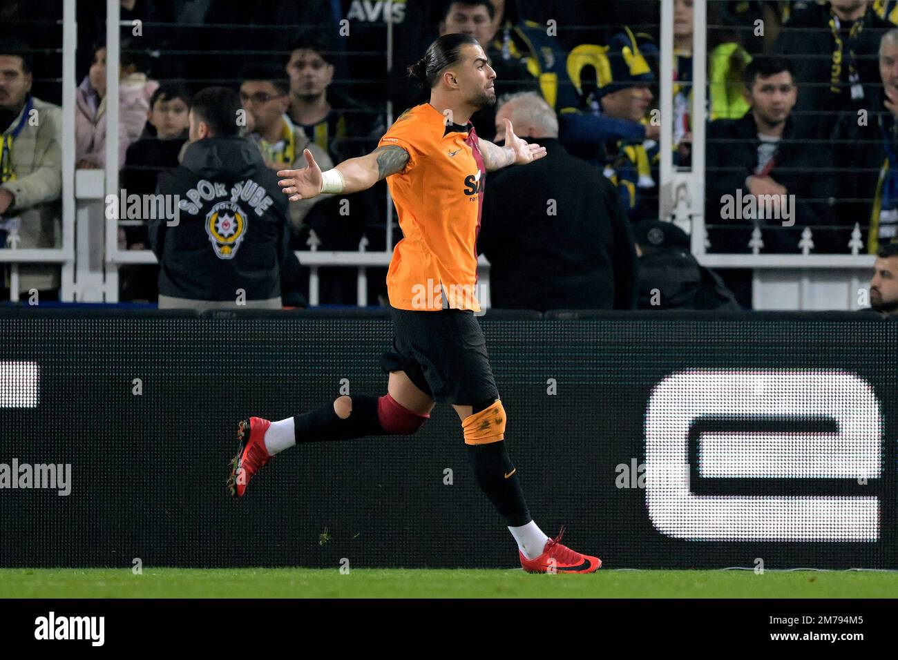 ISTANBUL - Sergio Oliveira of Galatasaray AS celebrates the 0-1 during ...