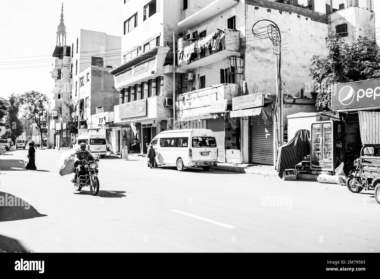Street life photography in luxor egypt Stock Photo - Alamy