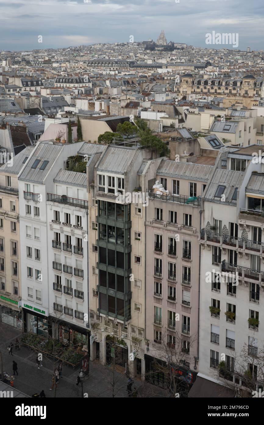 The Centre Pompidou: Panoramic View of Paris from the rooftop of The ...