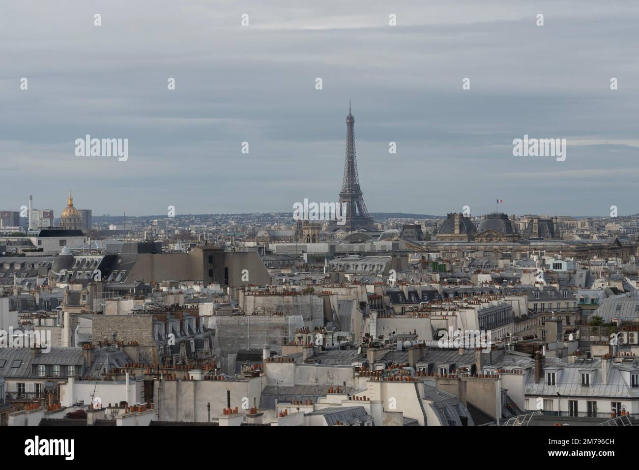 The Centre Pompidou: Panoramic View of Paris from the rooftop of The ...