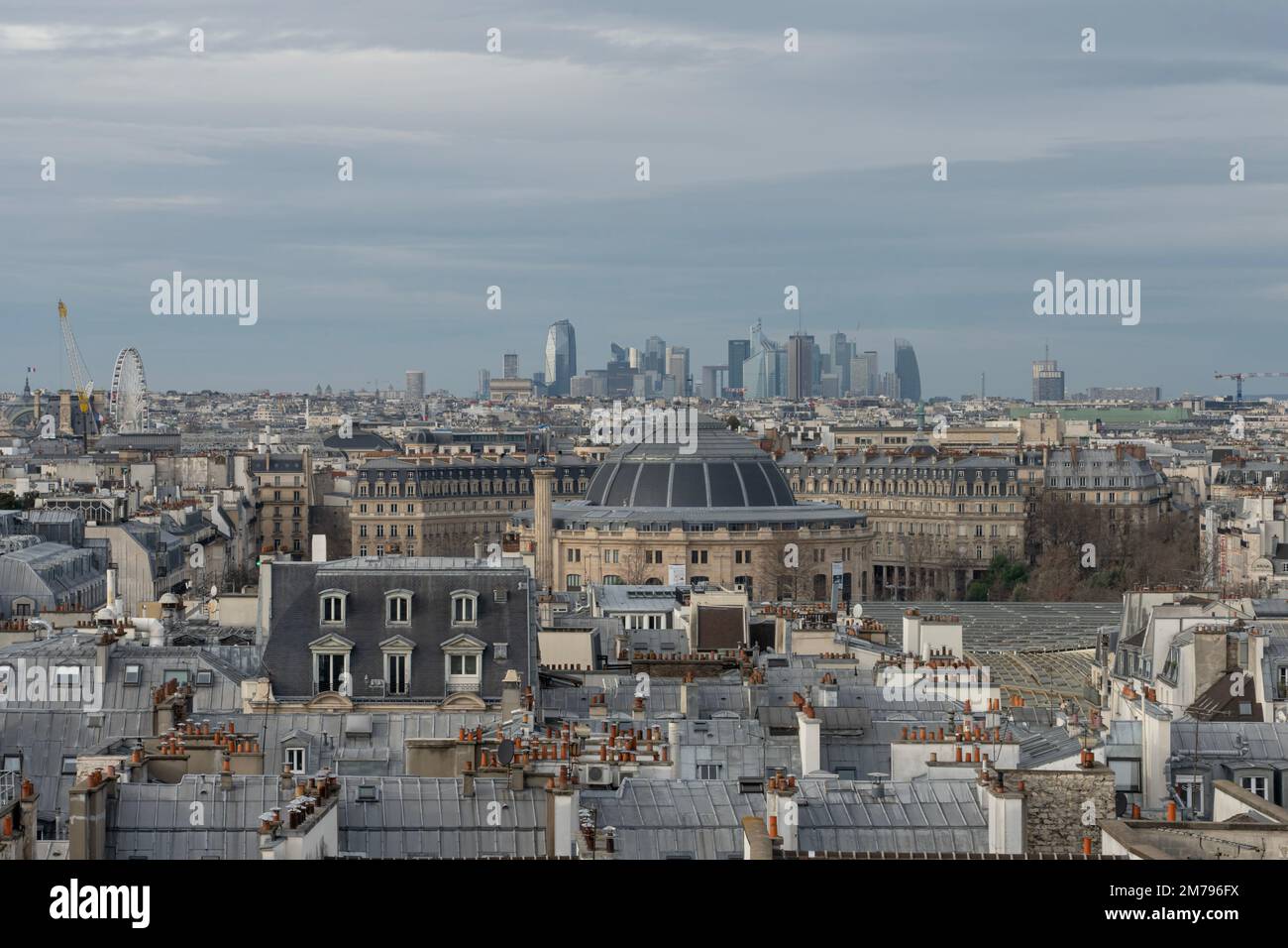 The Centre Pompidou: Panoramic View of Paris from the rooftop of The ...