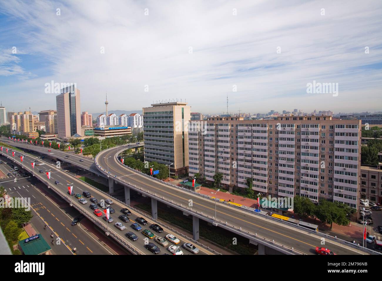 Beijing Changan Avenue Stock Photo - Alamy