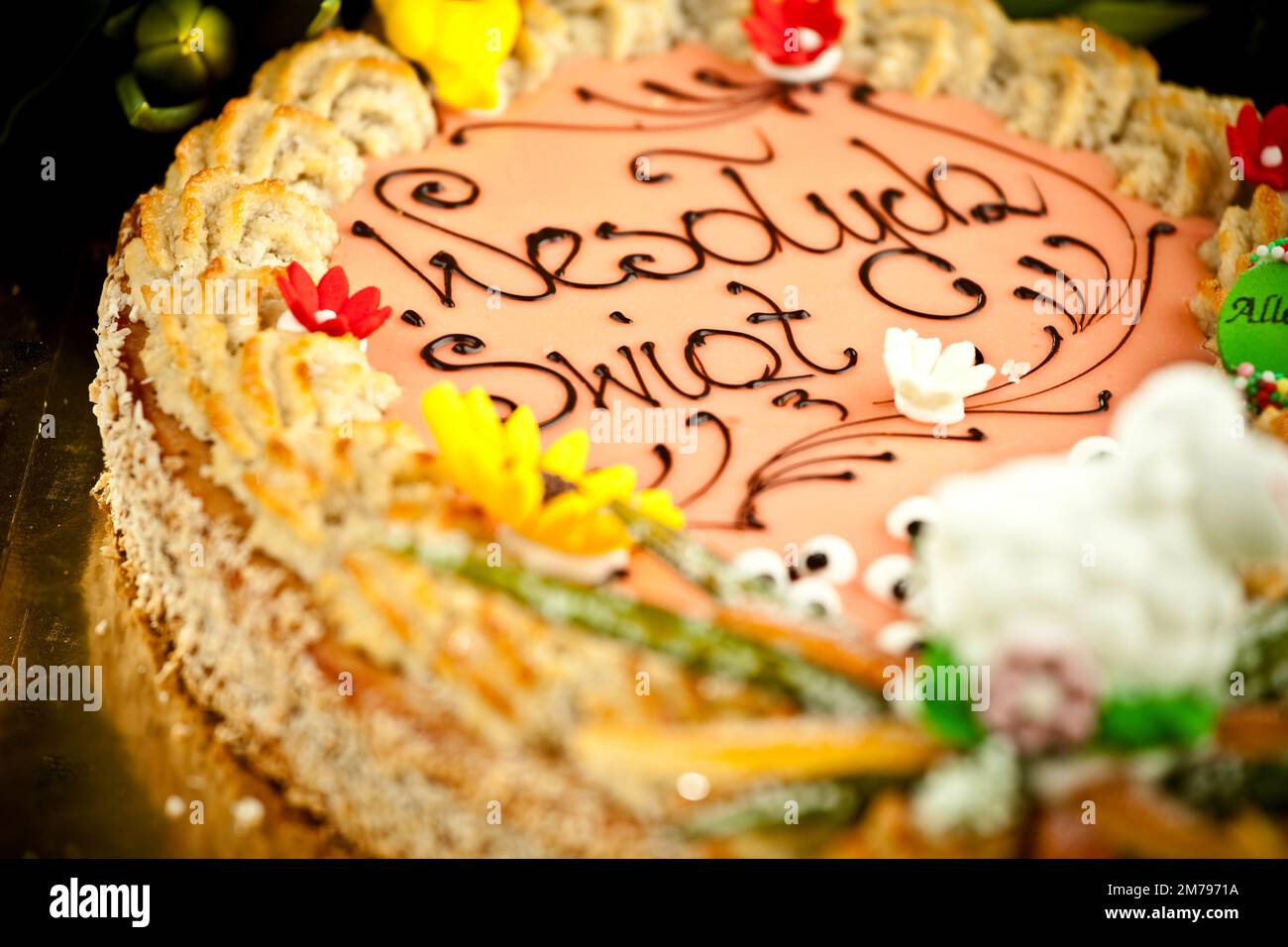Easter baking. Mazurkas and Easter cakes. The work of a confectioner ...