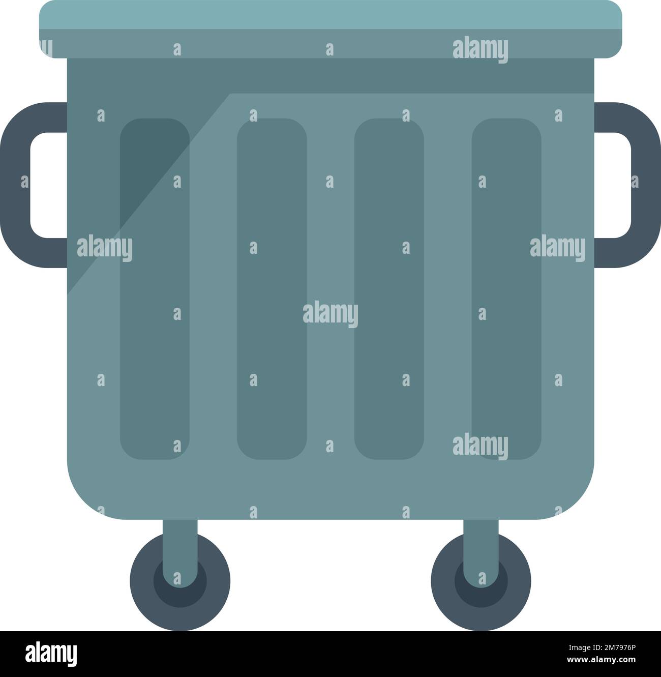 Trash bin icon flat vector. Waste food. Dry plastic isolated Stock Vector Image & Art - Alamy