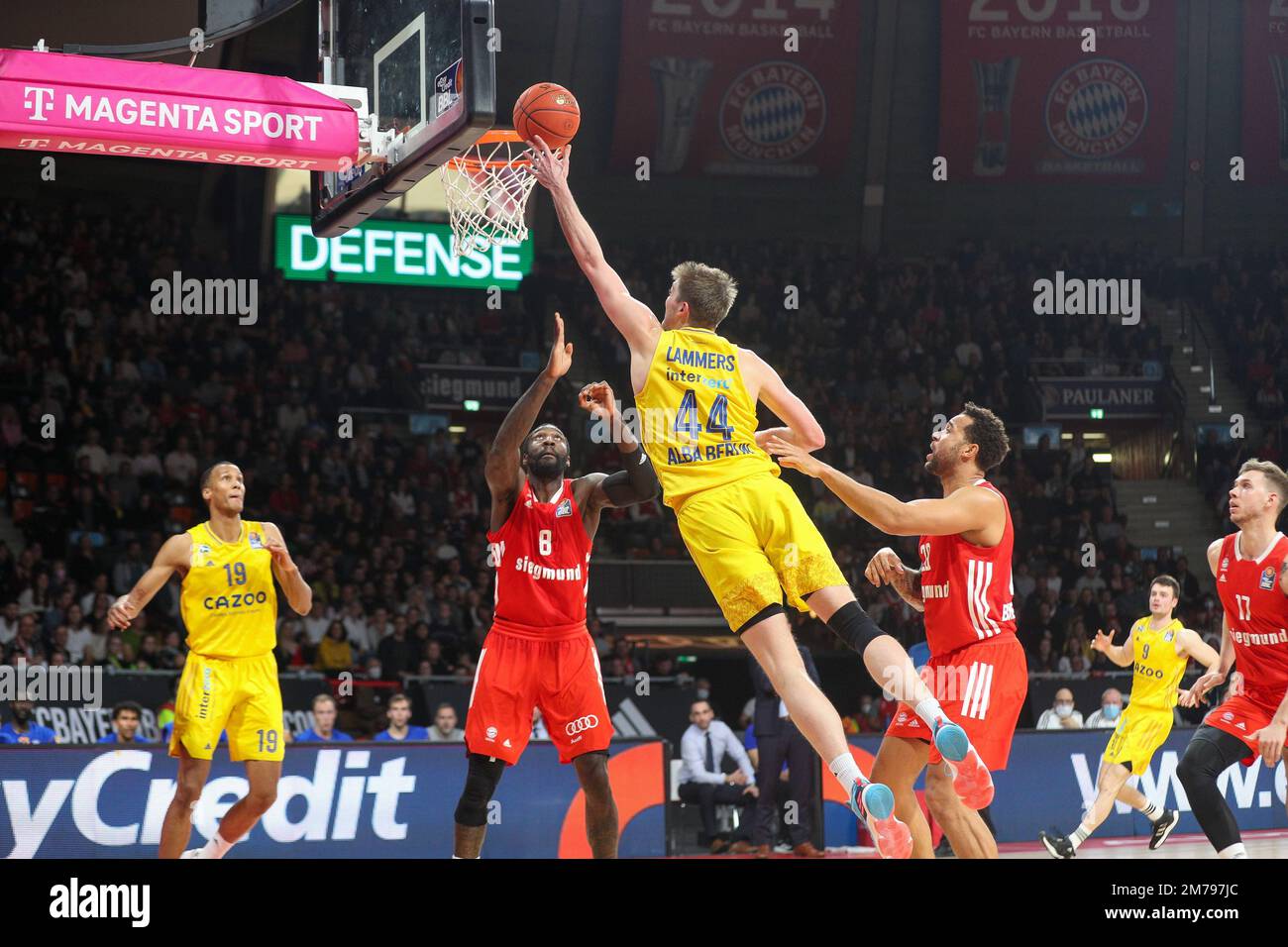 Munich, Germany. 08th Jan, 2023. Basketball: Bundesliga, FC Bayern ...