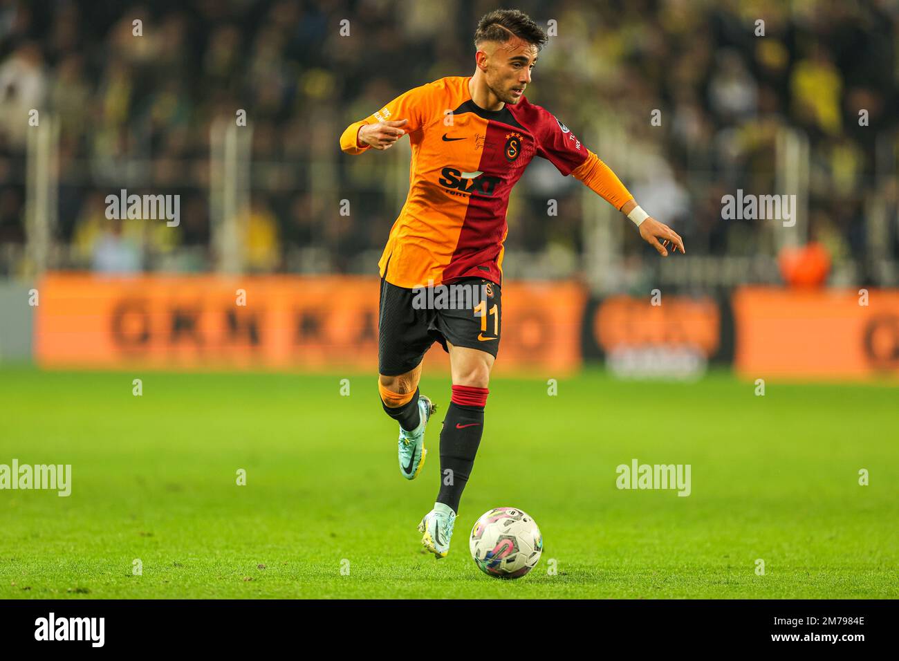 ISTANBUL, TURKIYE - JANUARY 8: Yunus Akgun of Galatasaray during the ...