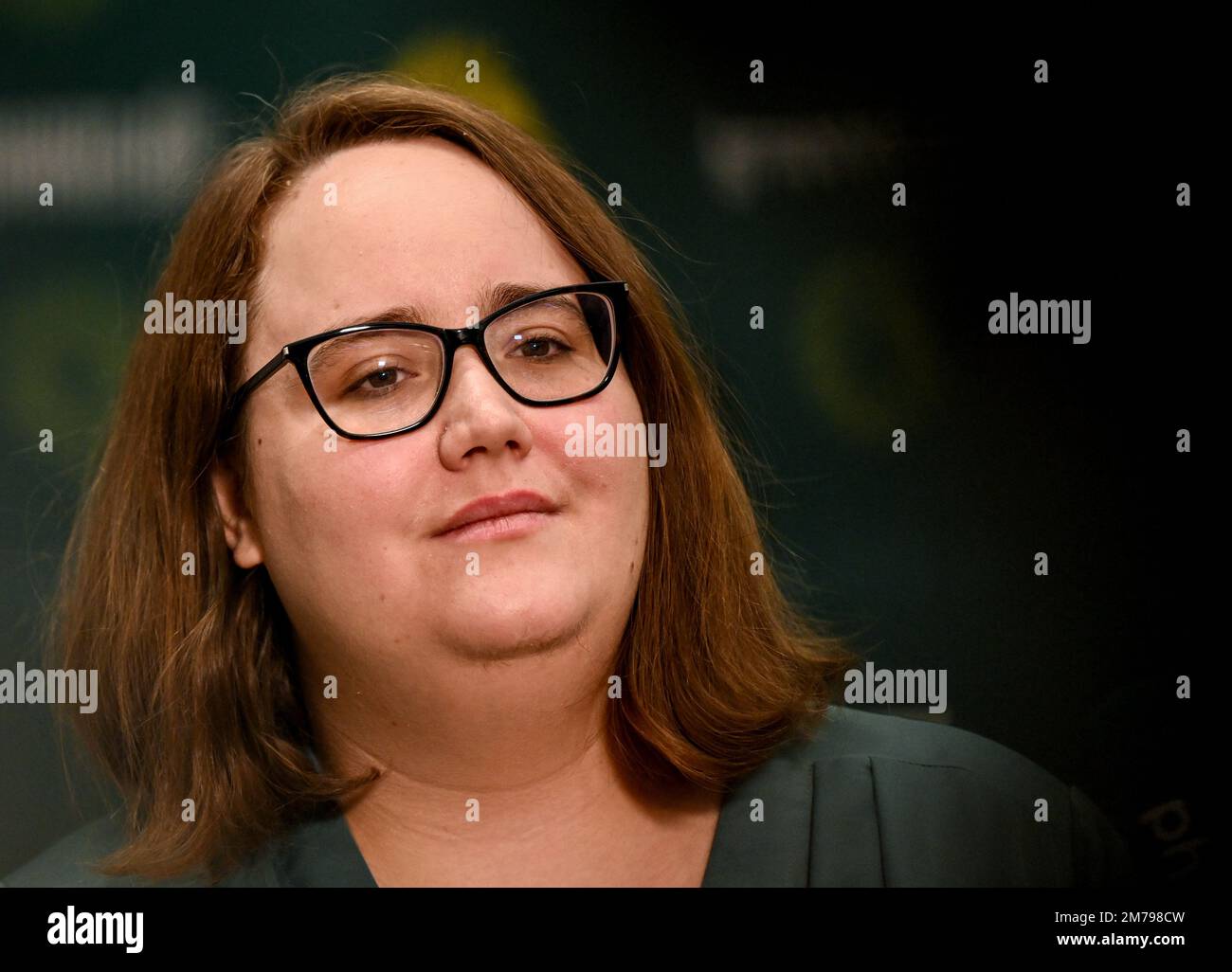 Berlin, Germany. 19th Dec, 2022. Green Party leader Ricarda Lang ...