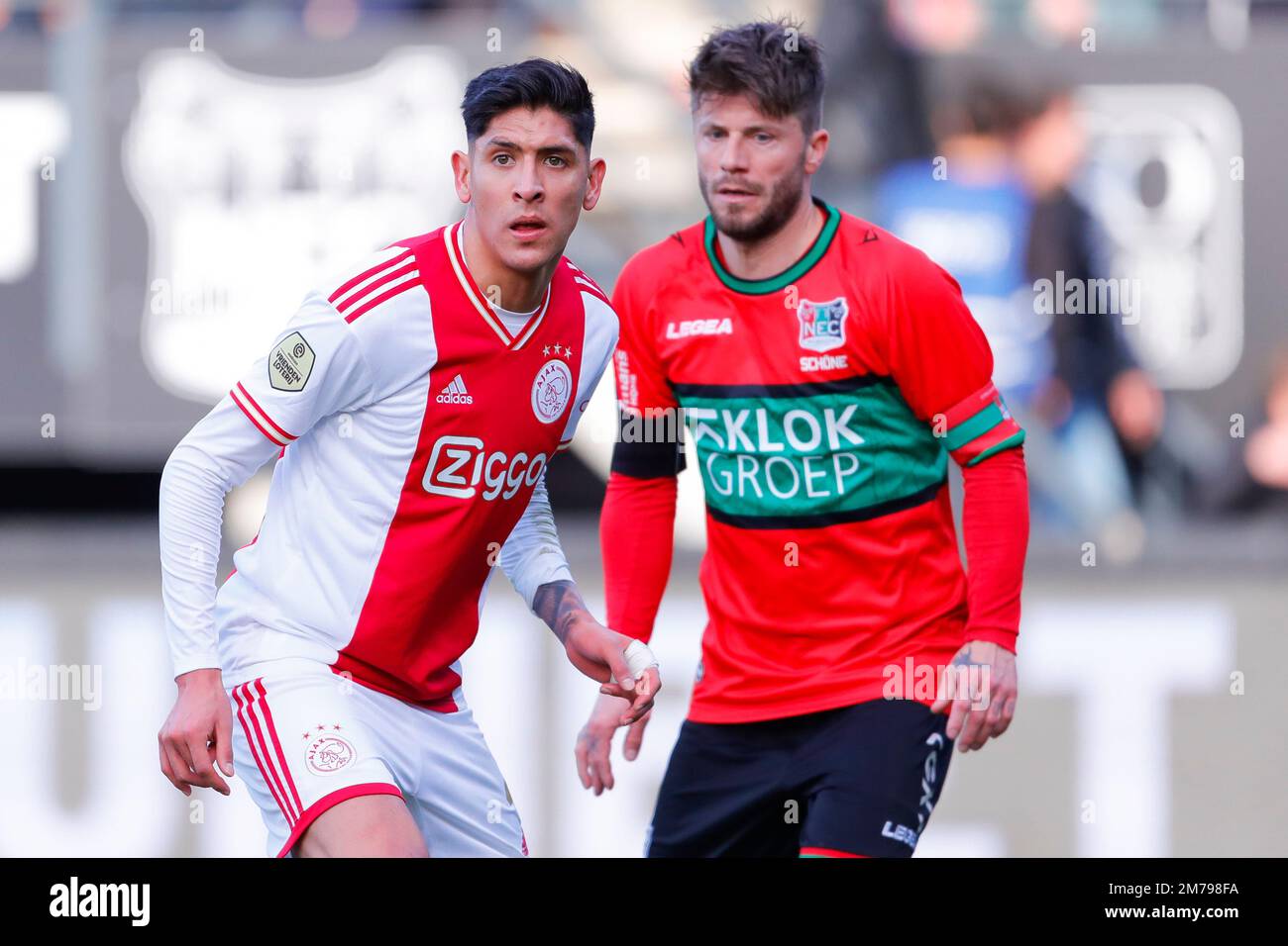 NEC v Ajax Eredivisie match 08-01-2023 Stock Photo - Alamy
